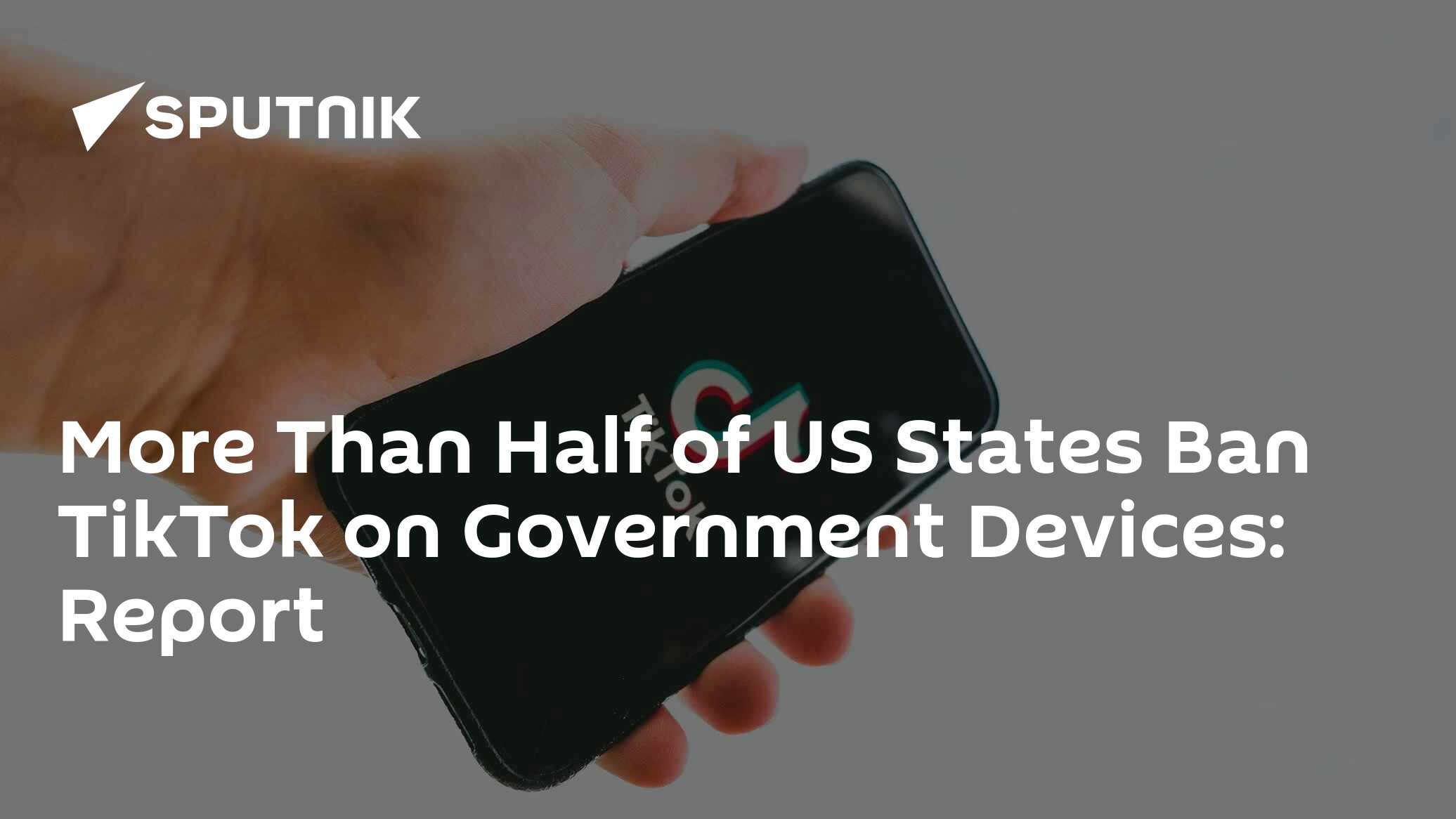 More Than Half of US States Ban TikTok on Government Devices: Report