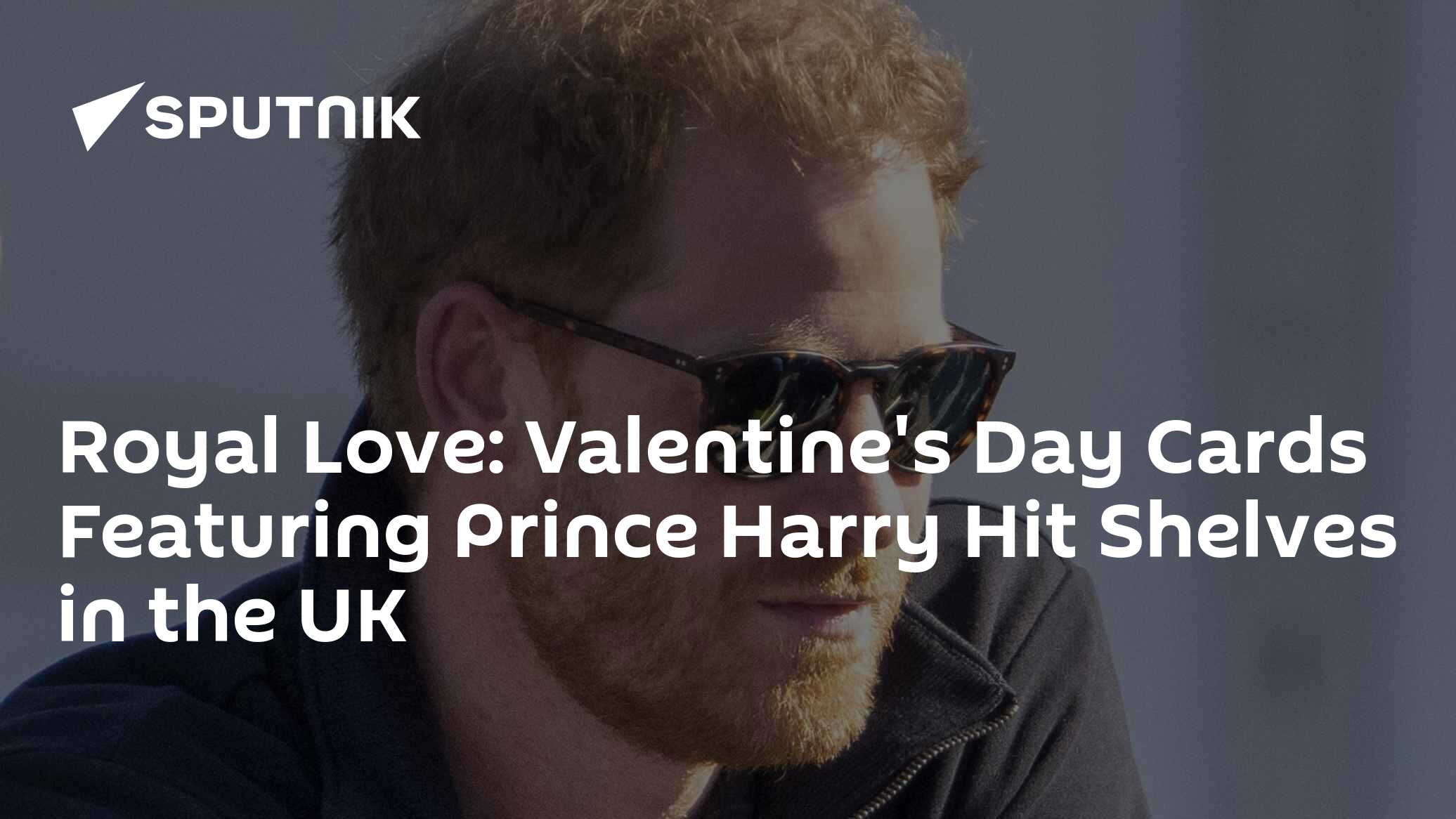 Royal Love: Valentine's Day Cards Featuring Prince Harry Hit Shelves in UK