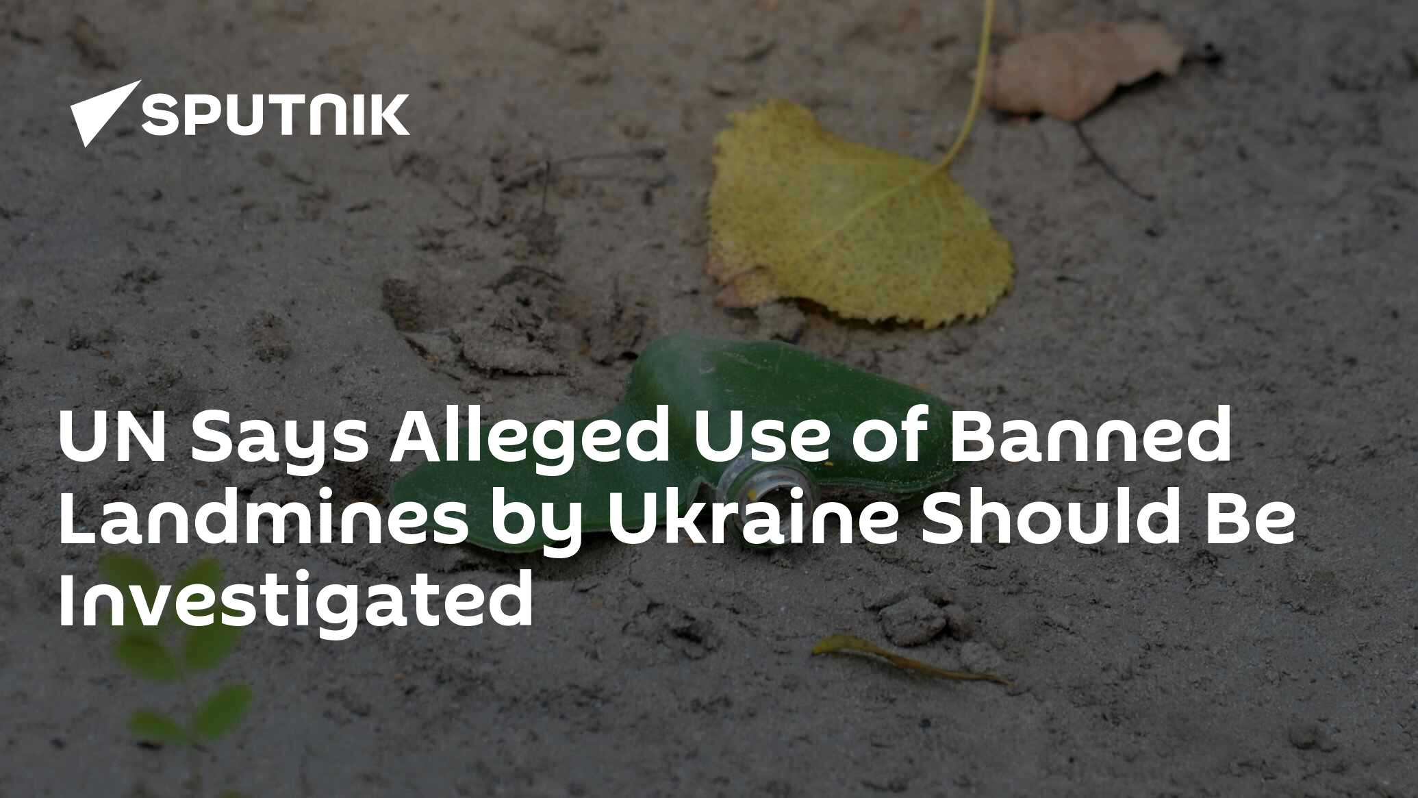 UN Says Alleged Use of Banned Landmines by Ukraine Should Be Investigated