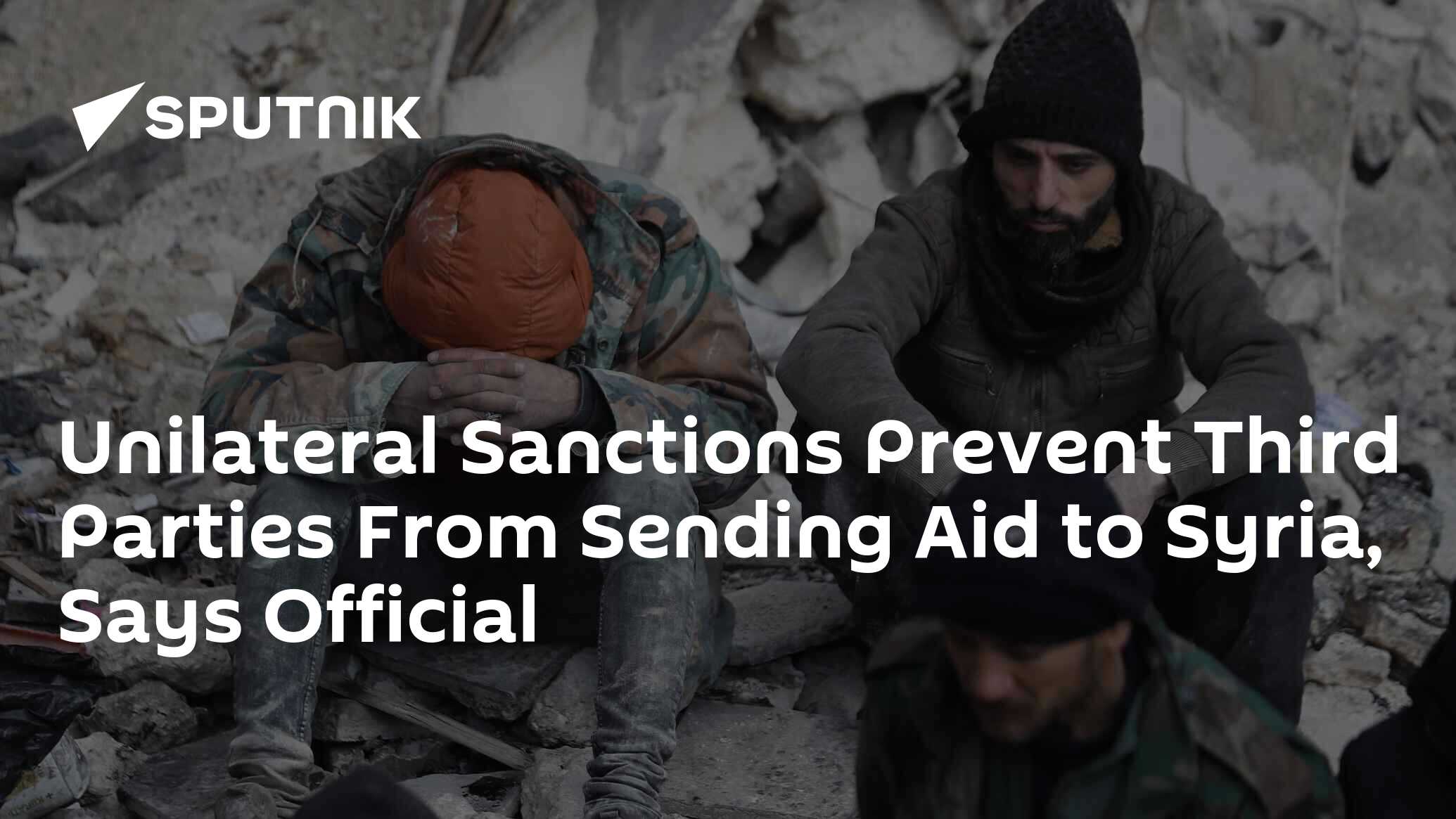 Unilateral Sanctions Prevent Third Parties From Sending Aid to Syria