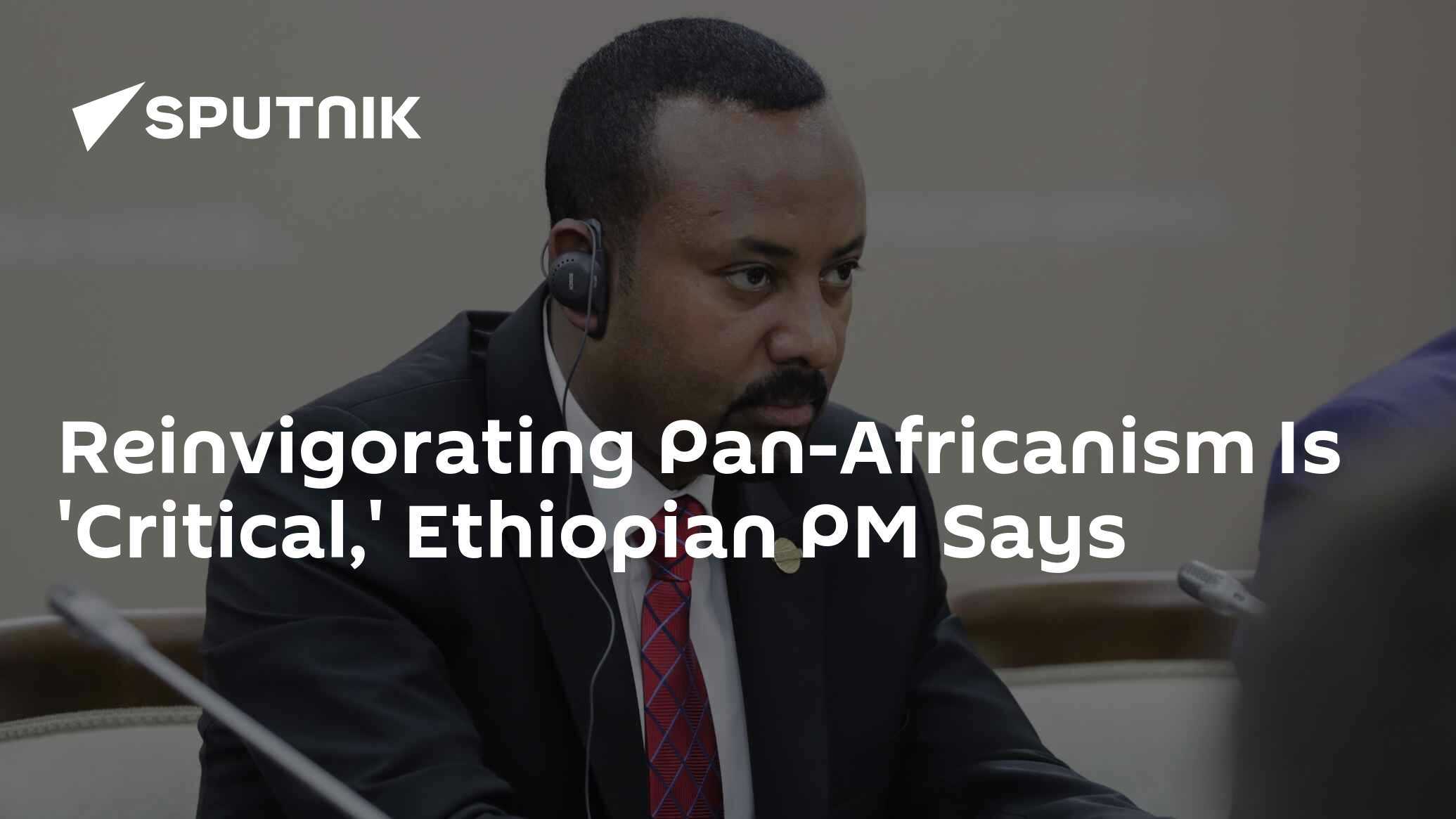 Reinvigorating Pan-Africanism Is 'Critical,' Ethiopian PM Says