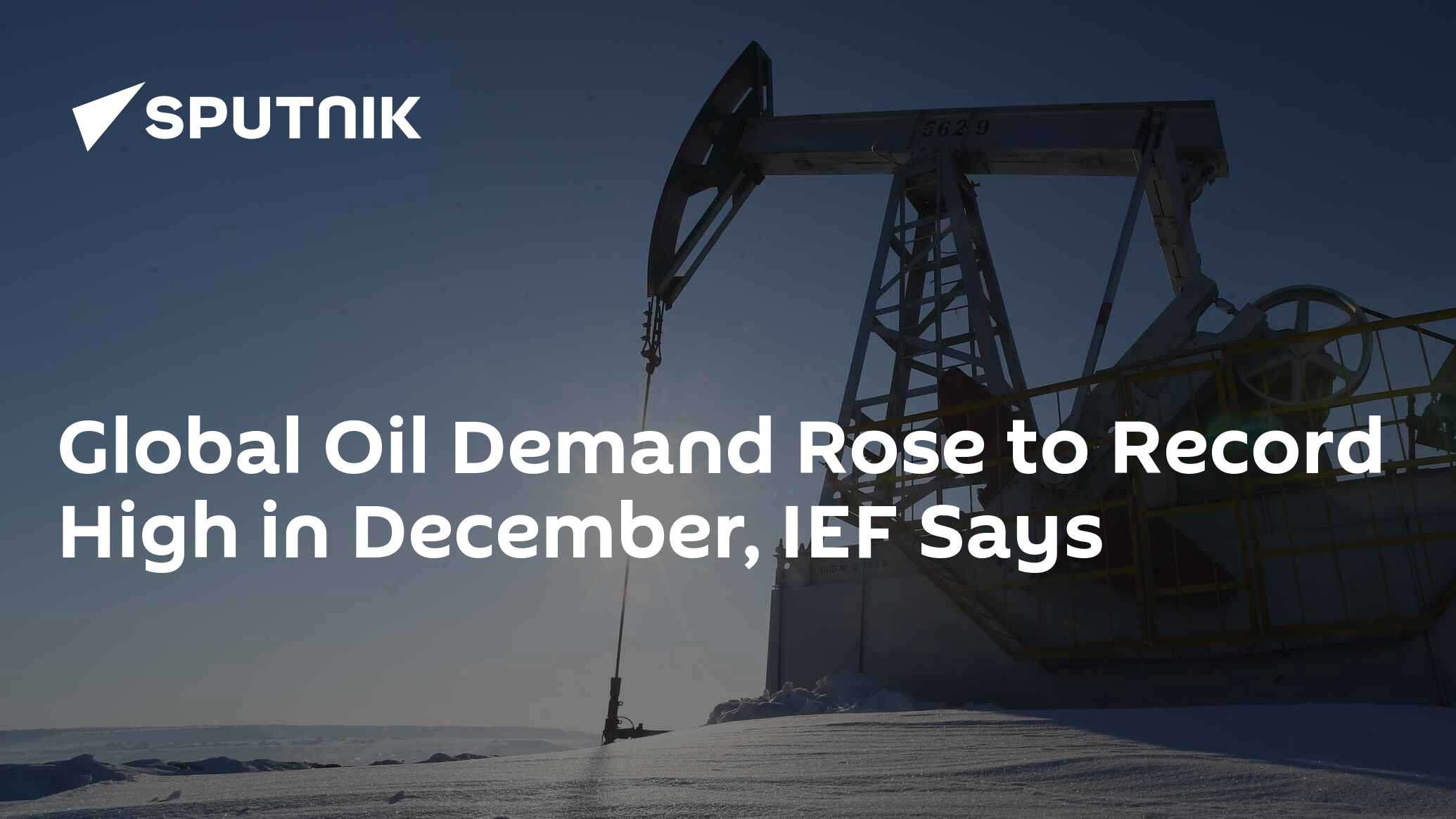 Global Oil Demand Rose to Record High in December, IEF Says
