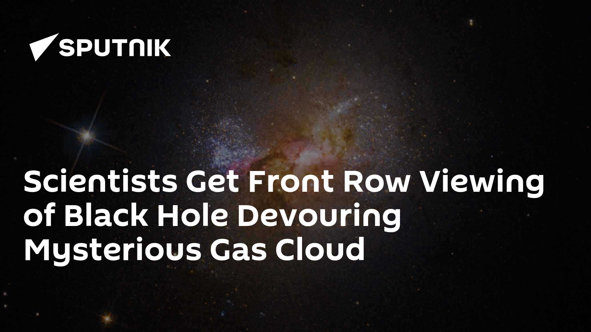 Black Hole Devours Gas Cloud, While Scientists Watch and Study