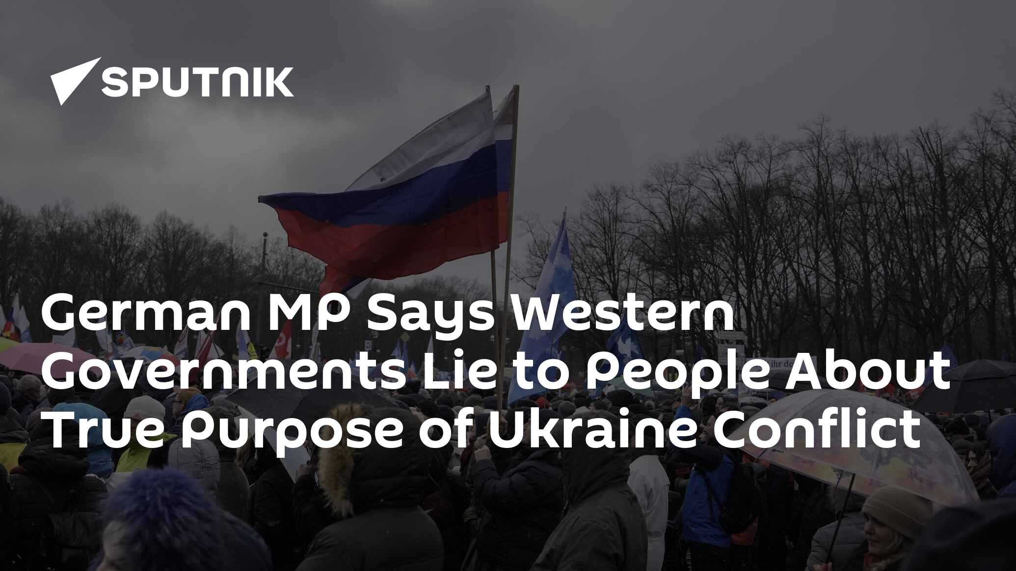 German MP Says Western Governments Lie to People About True Purpose of ...