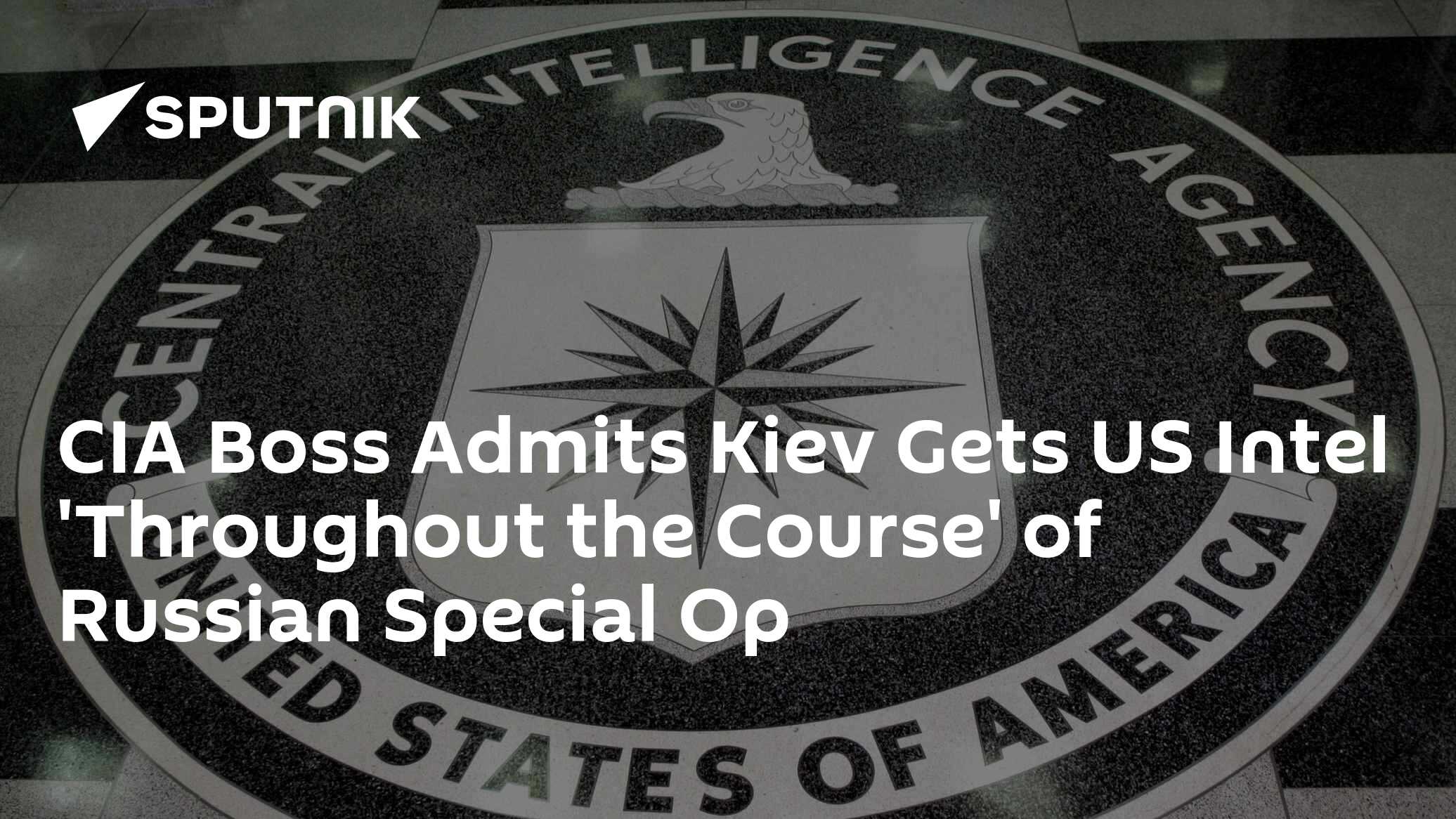 CIA Provides Kiev With Intel 'Throughout the Course' of Russian Special ...