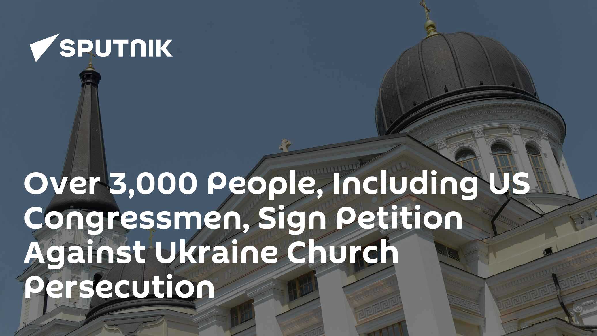 Over 3,000 People, Including US Congressmen, Sign Petition Against ...