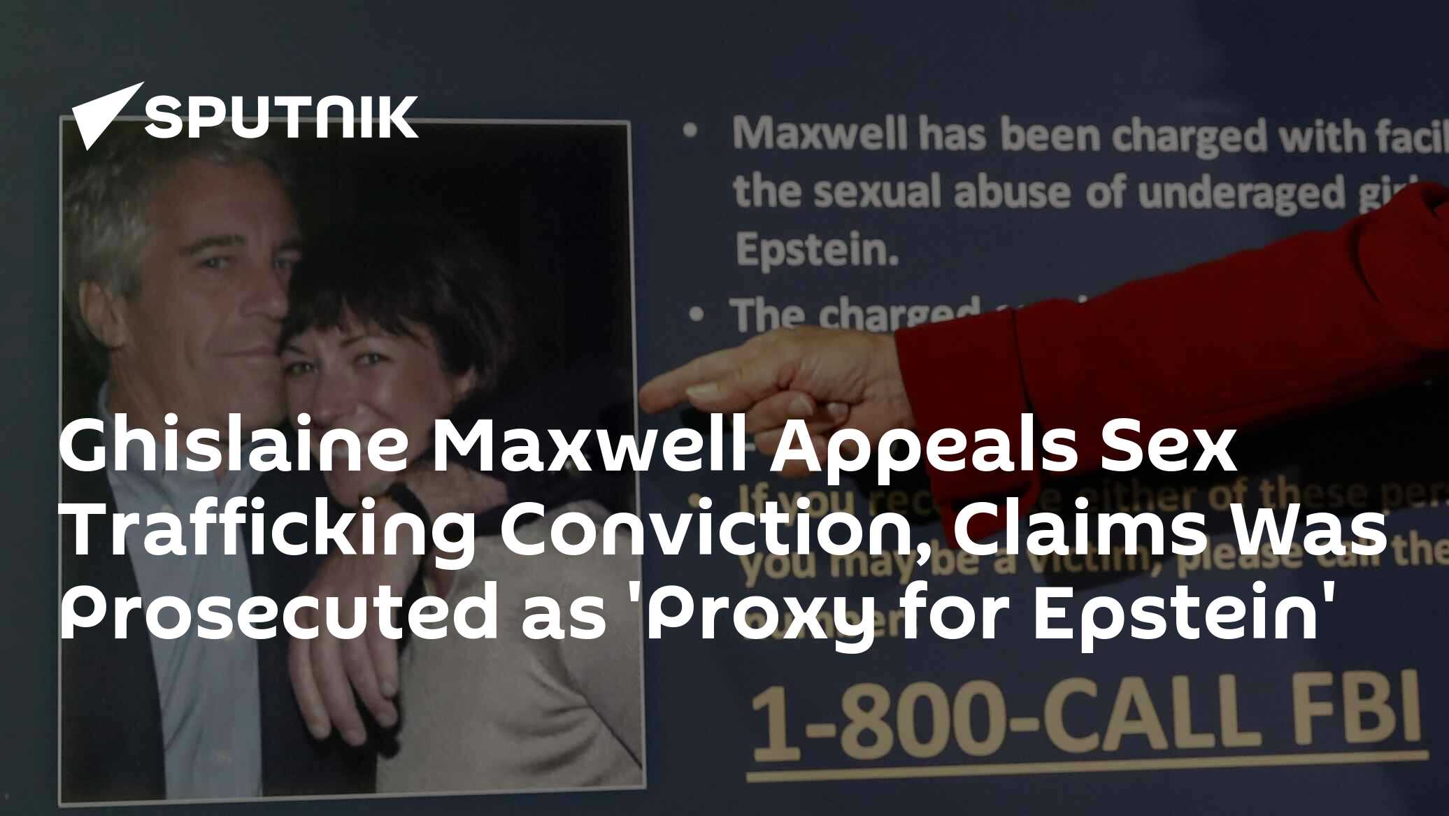 Ghislaine Maxwell Appeals Sex Trafficking Conviction