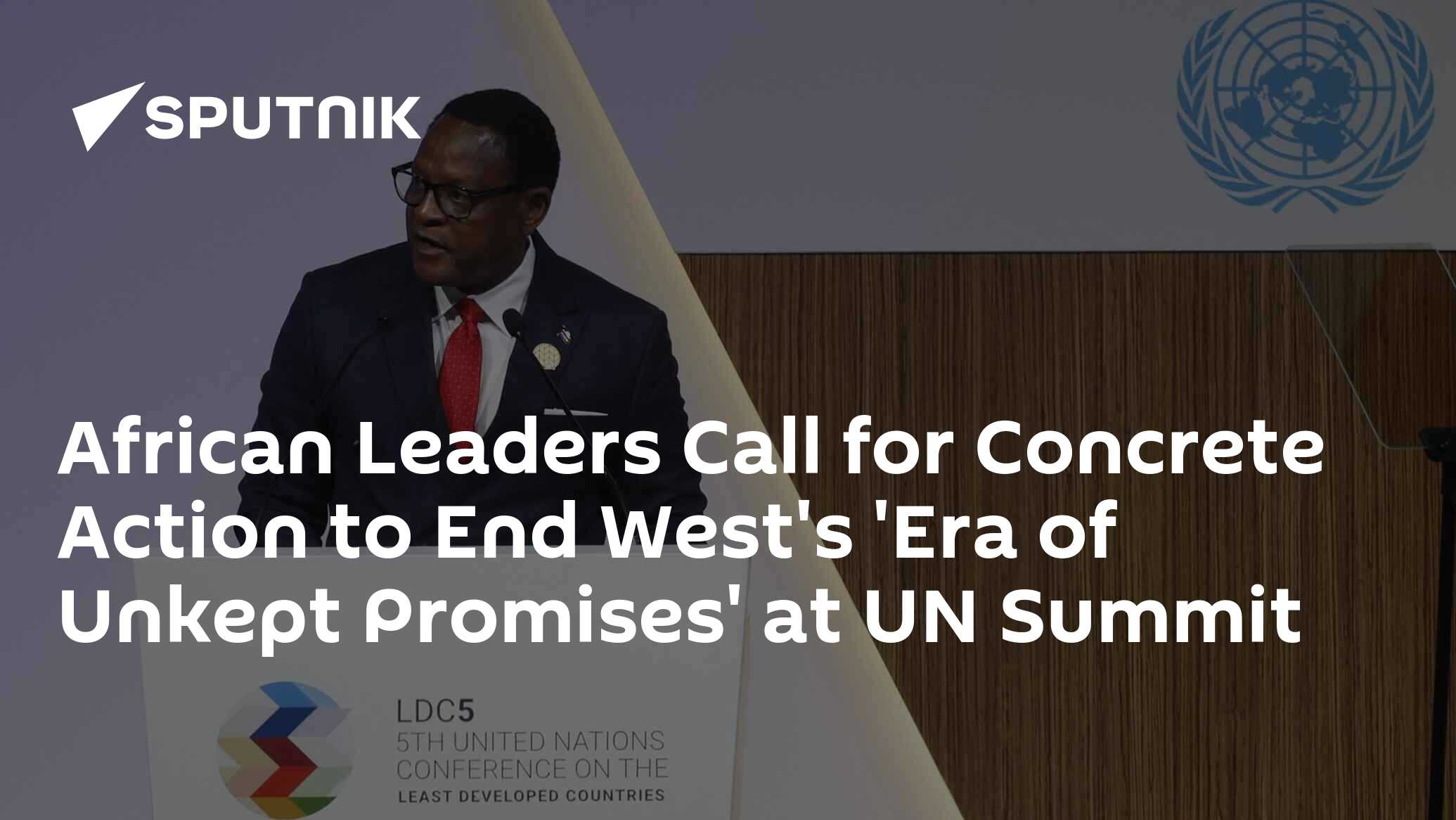 African Leaders Call to End West's 'Era of Unkept Promises' at UN Summit