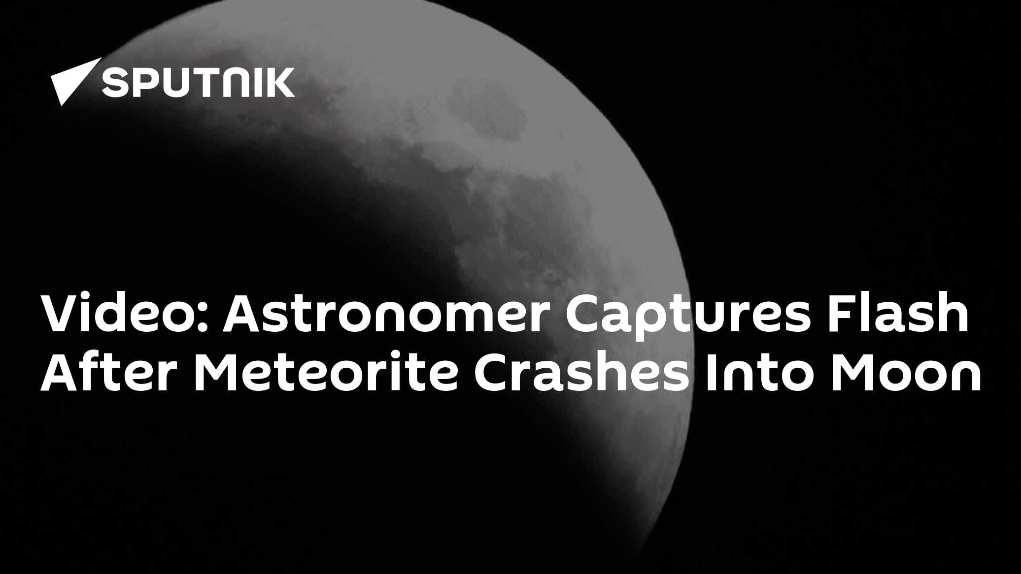 Japanese Astronomer Captures Moment Meteorite Collides With Moon