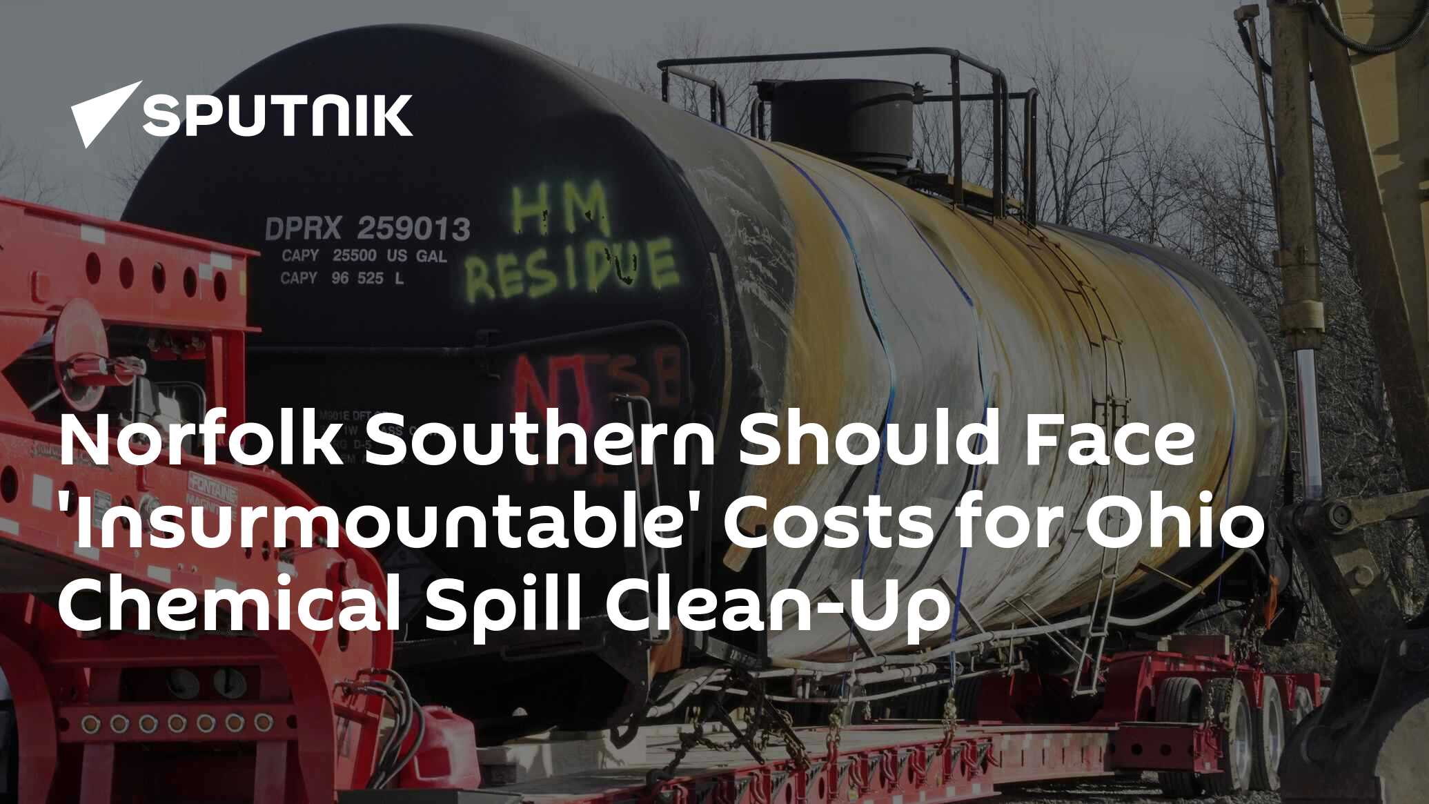 Norfolk Southern Faces 'Insurmountable' Costs for Ohio Chemical Spill ...