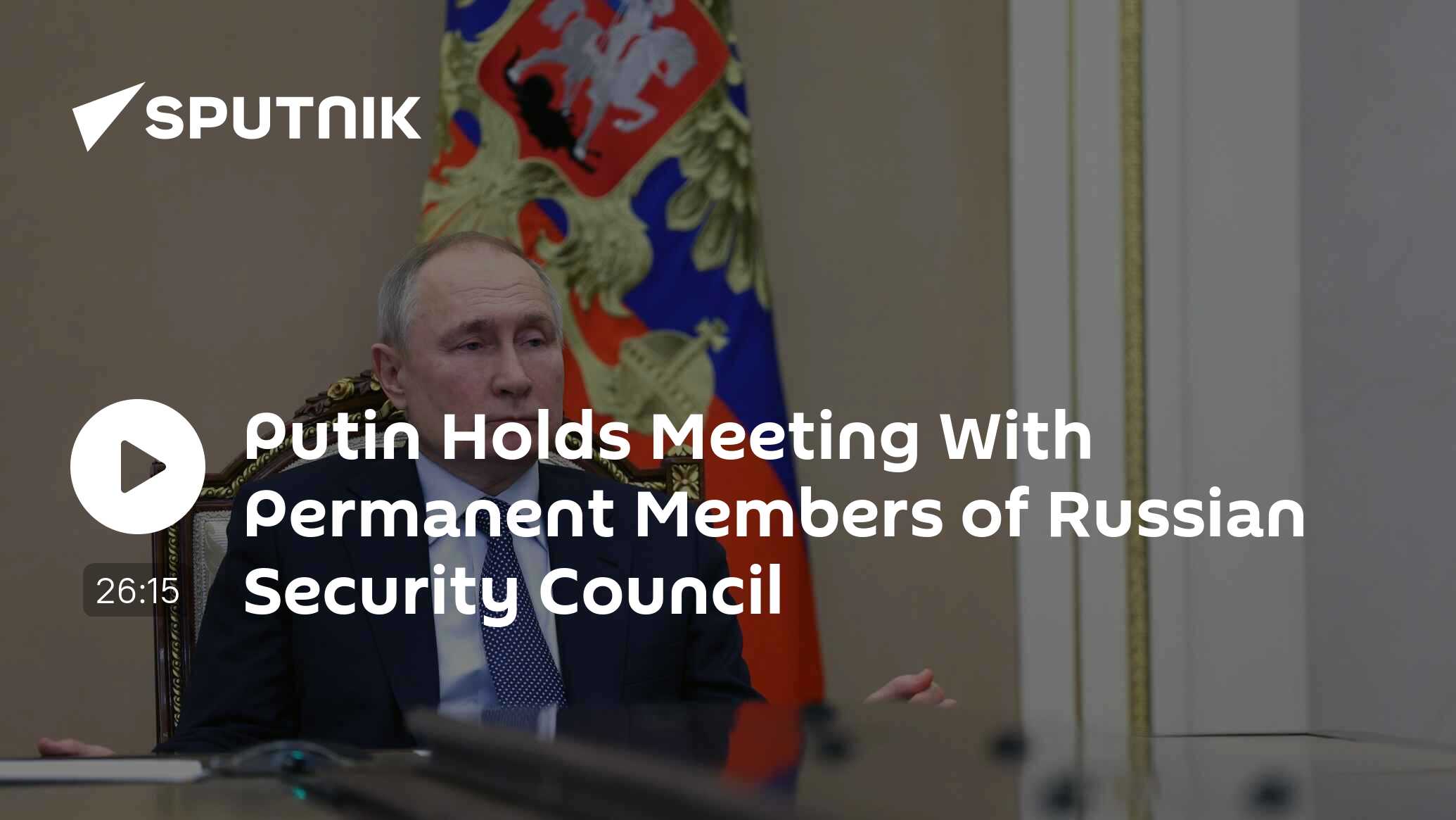 Putin Holds Meeting With Permanent Members of Russian Security Council