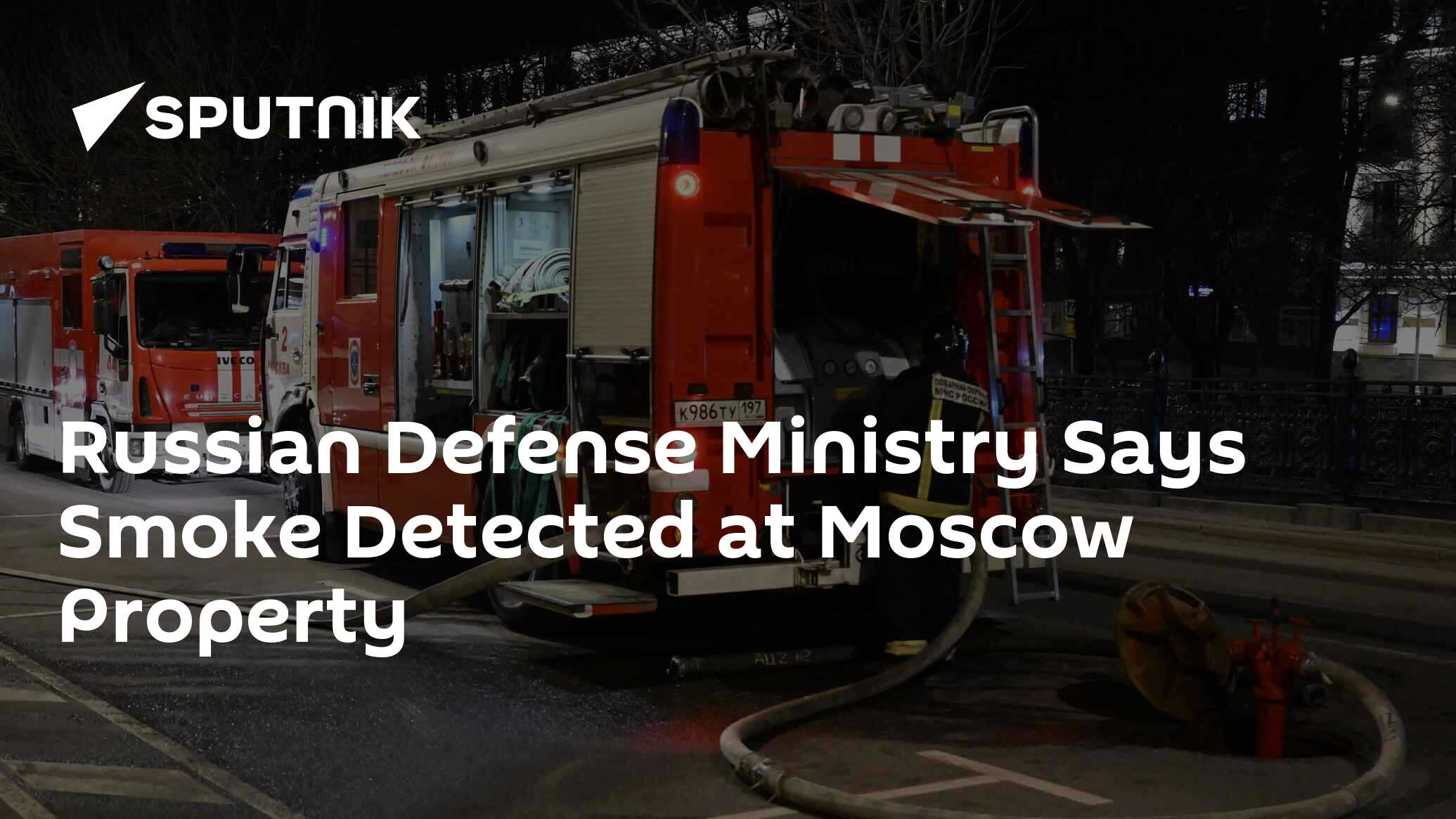 Russian Defense Ministry Says Smoke Detected at Moscow Property