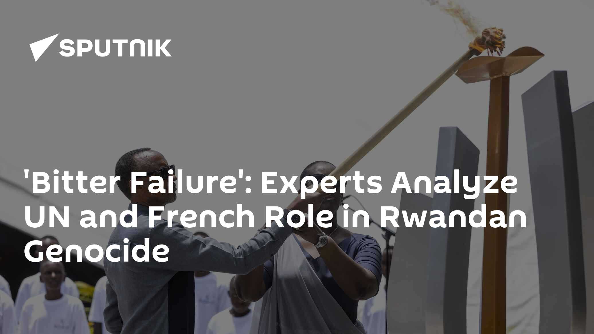 'Bitter Failure': Experts on Internatiol Dimension of Rwandan Genocide