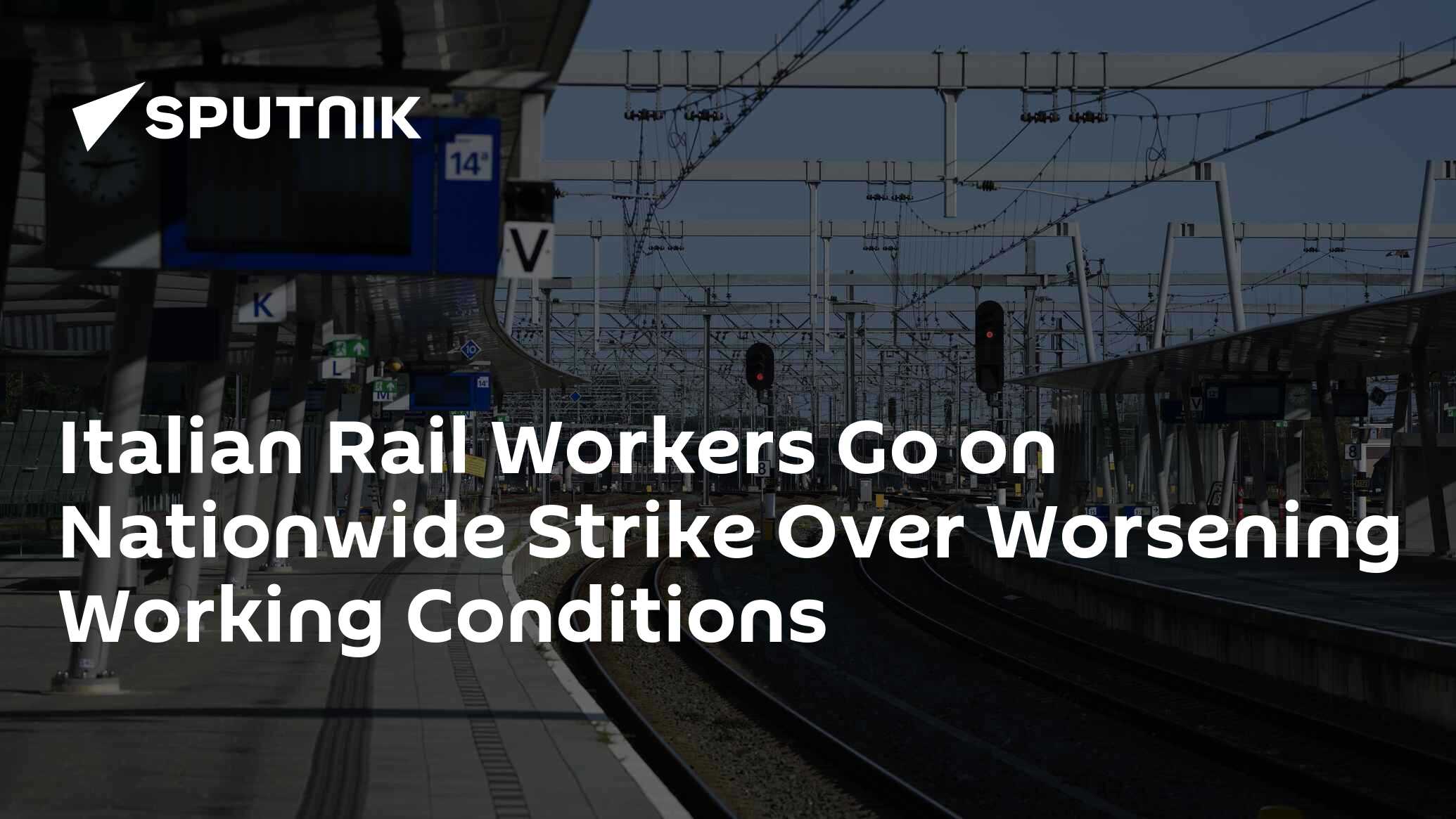 Italian Rail Workers Go on Nationwide Strike Over Worsening Working ...