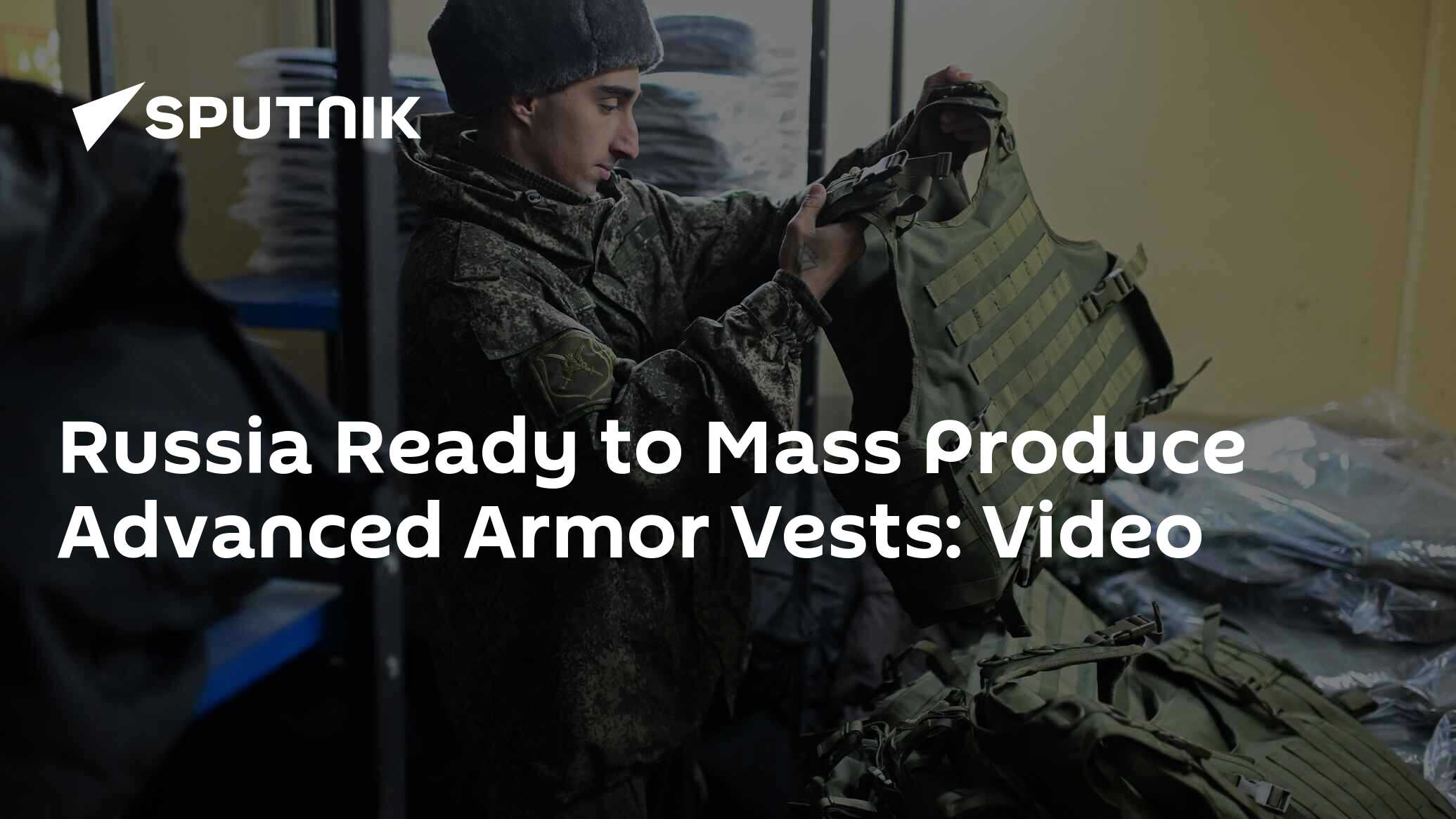 Production of advanced armor vests started in Russia