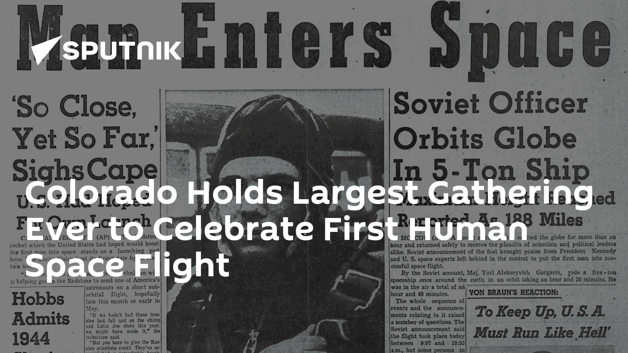 Colorado Celebrates First Human Space Fligth with Largest Gathering