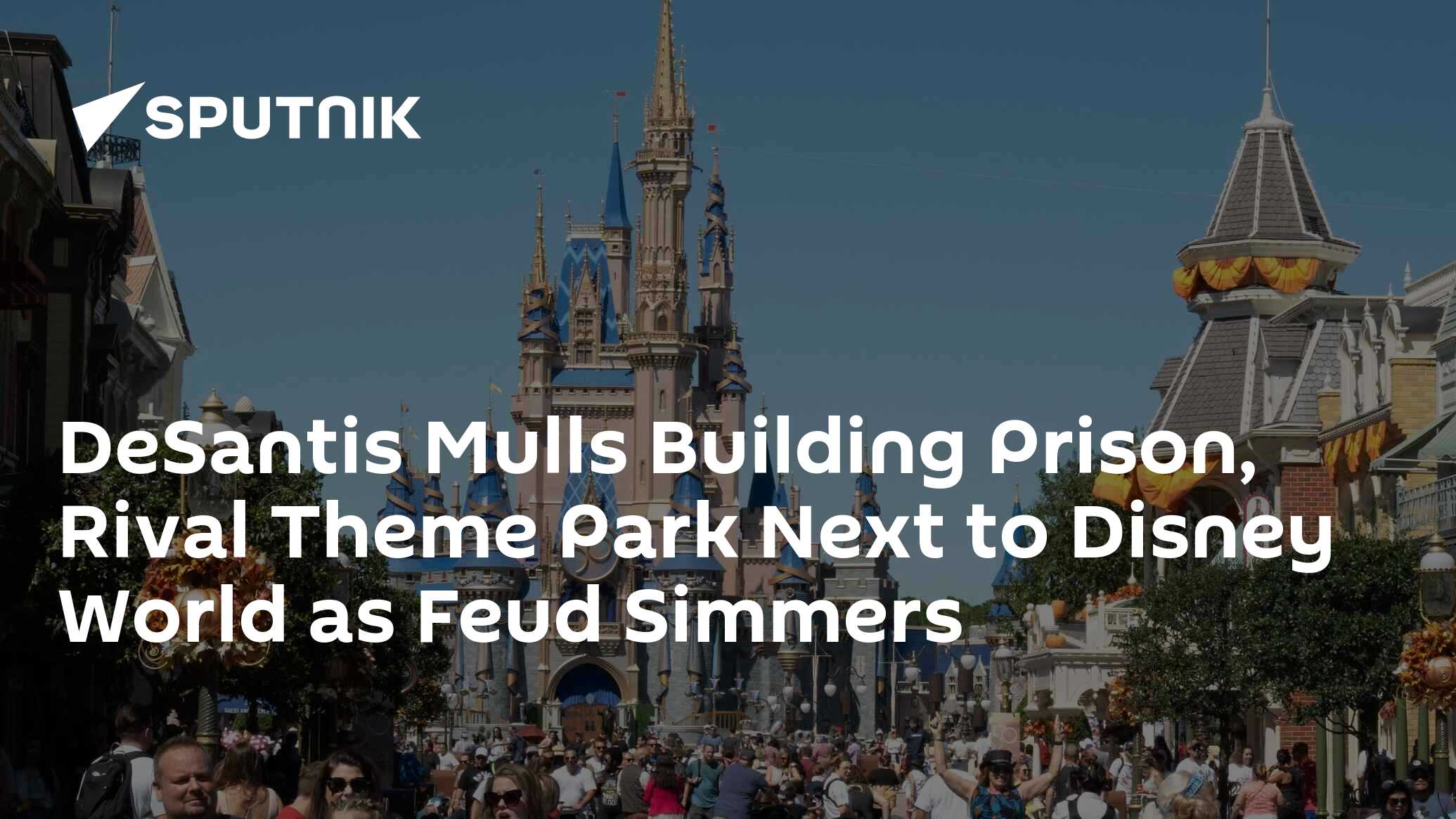 DeSantis Mulls Building Prison Next to Disney World