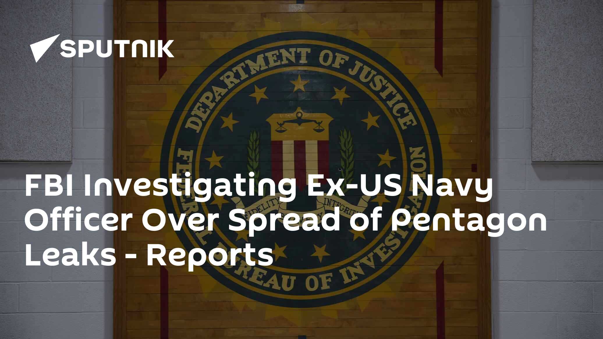 FBI Investigating Ex-US Navy Officer Over Spread of Pentagon Leaks ...