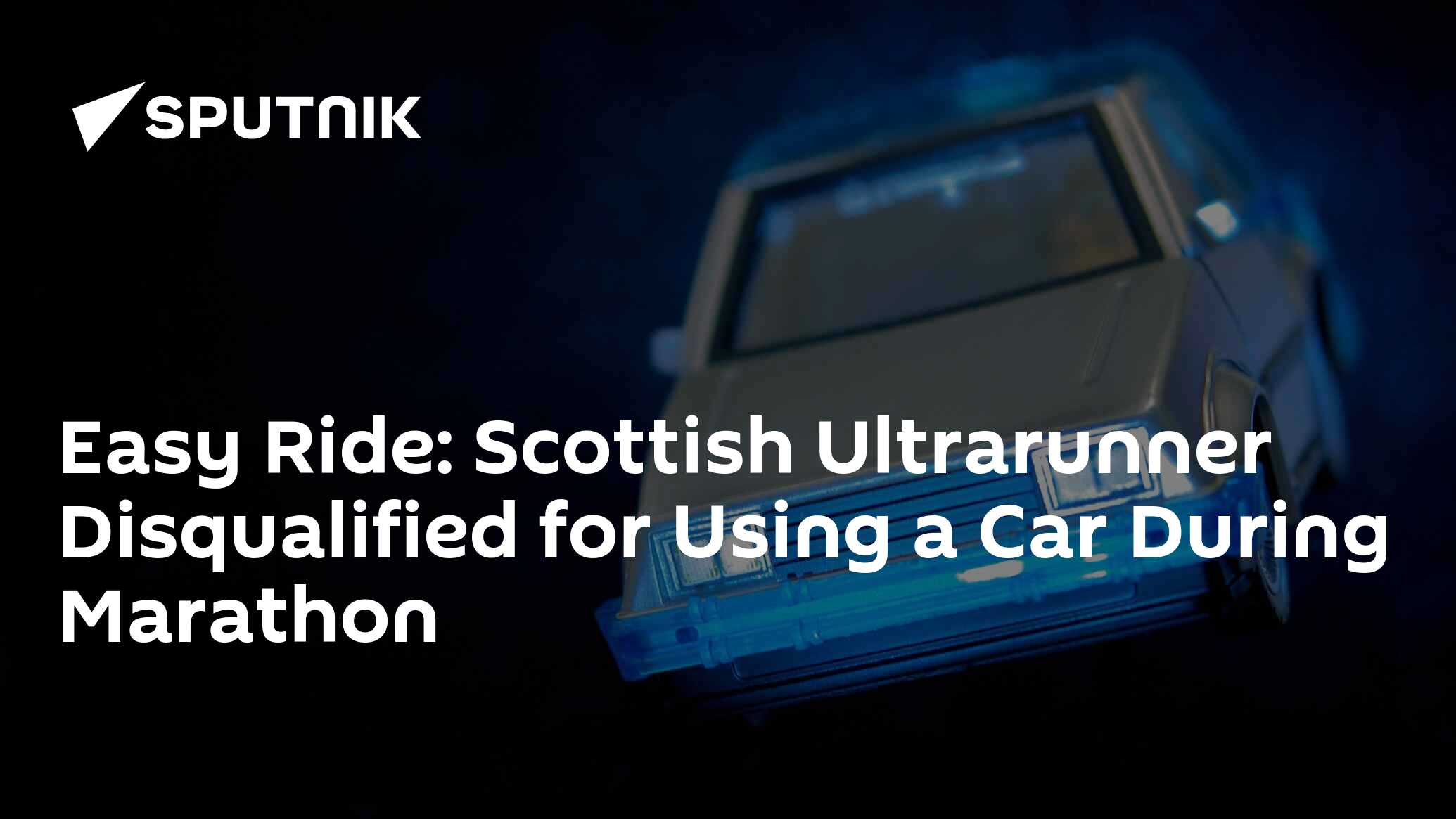 Runner Joasia Zakrzewski disqualified for using a car in race