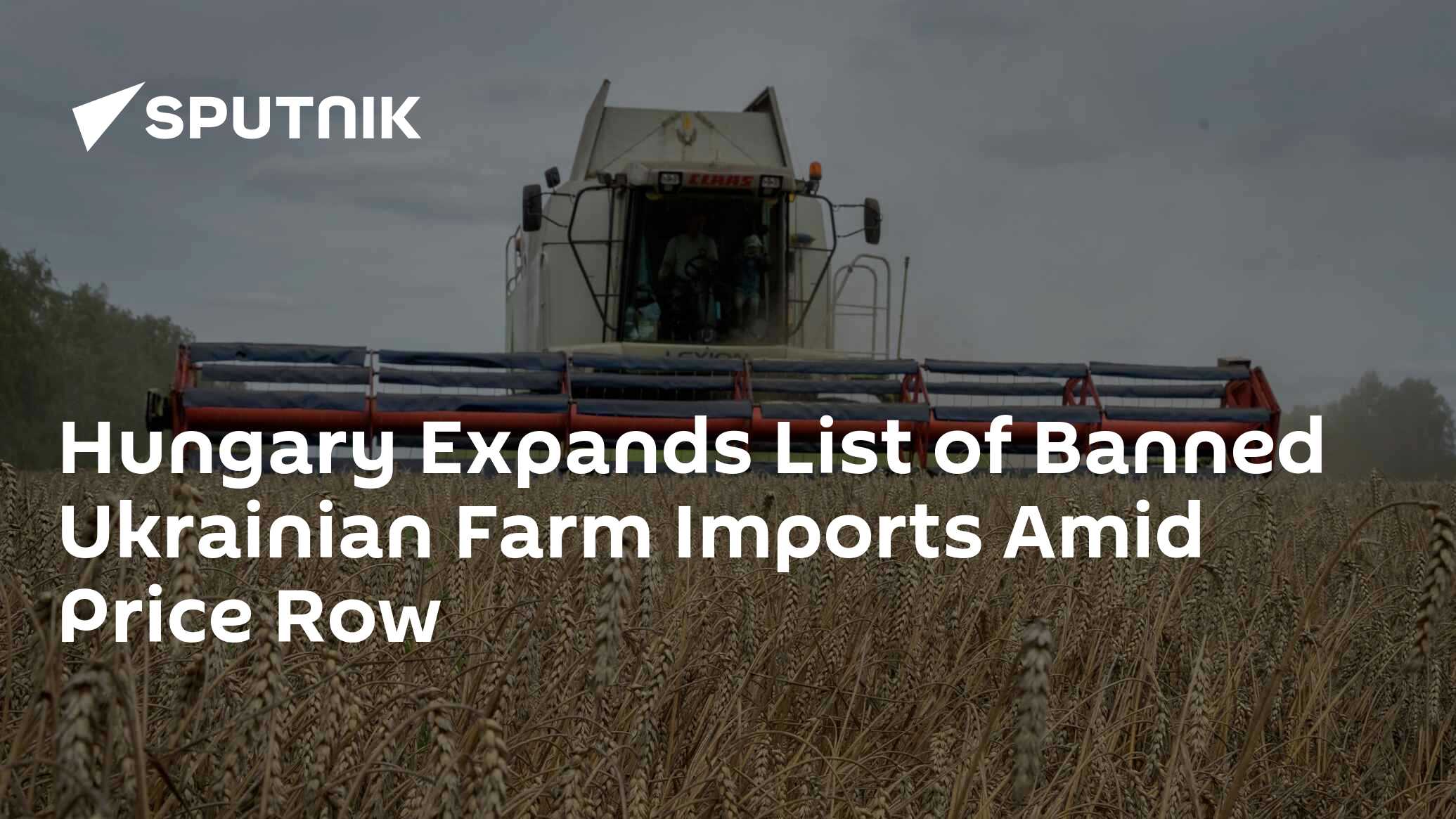Hungary Expands List of Banned Ukrainian Farm Imports Amid Price Row