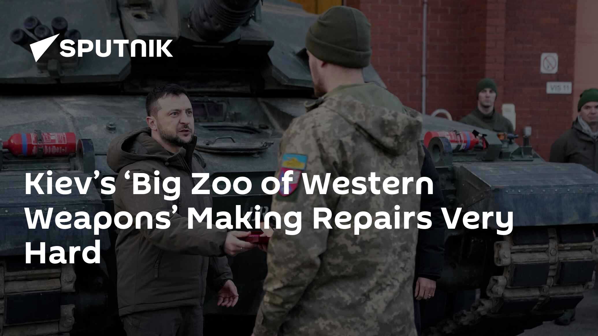 Kiev’s ‘Big Zoo of Western Weapons’ Making Repairs Very Hard