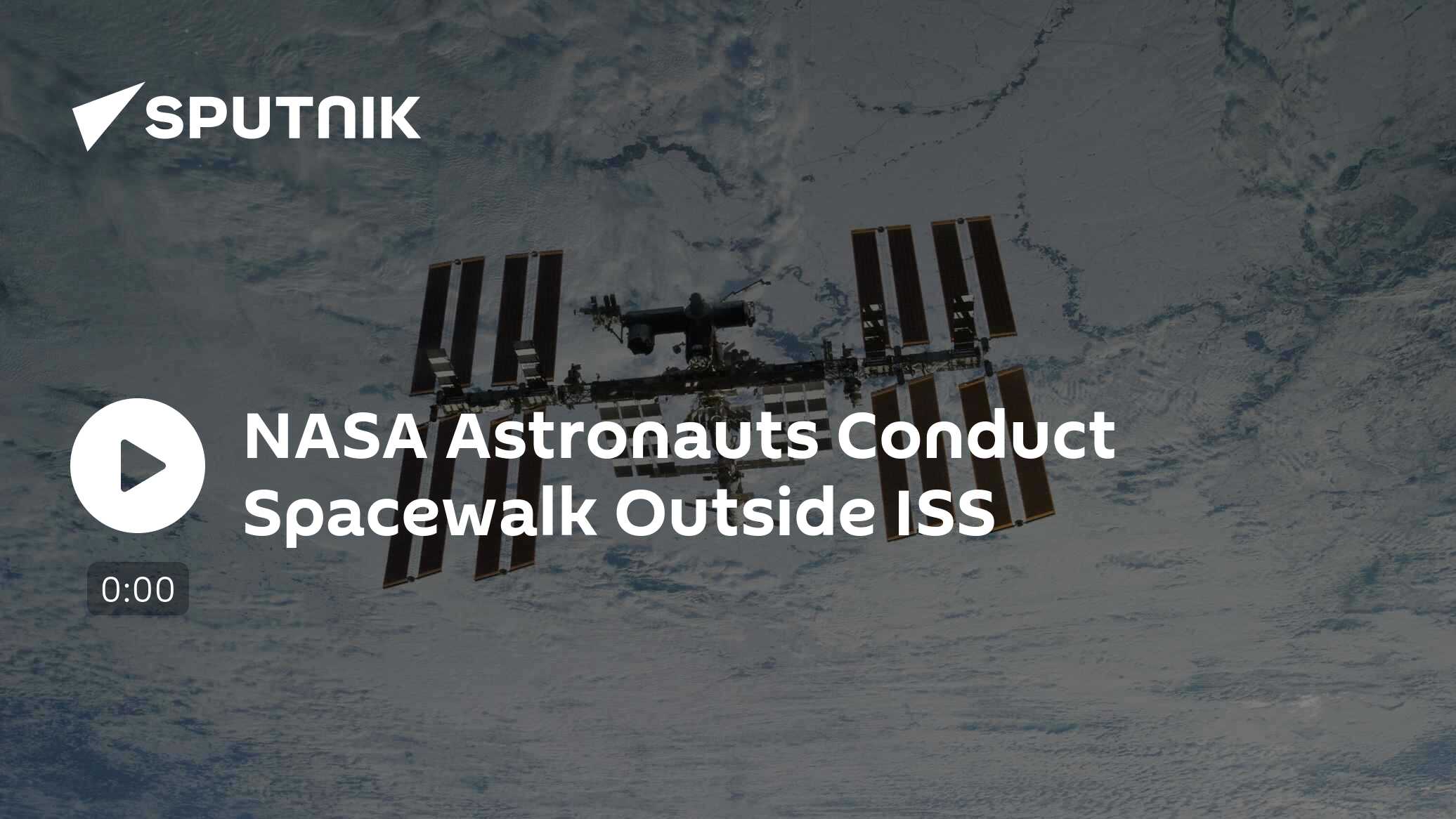 NASA Astronauts Conduct Spacewalk Outside ISS