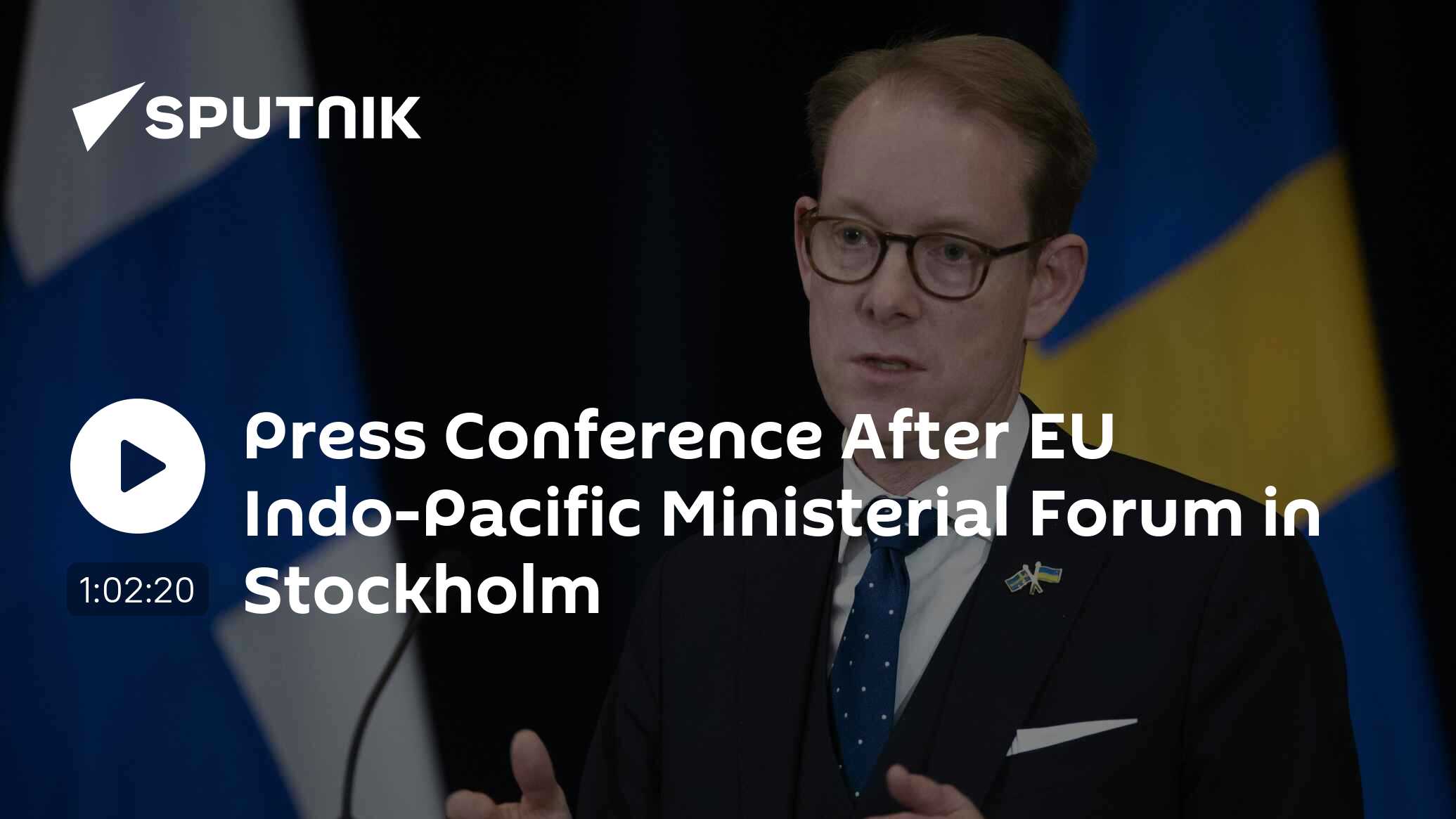 Press Conference Following EU Indo-Pacific Ministerial Forum in Stockholm