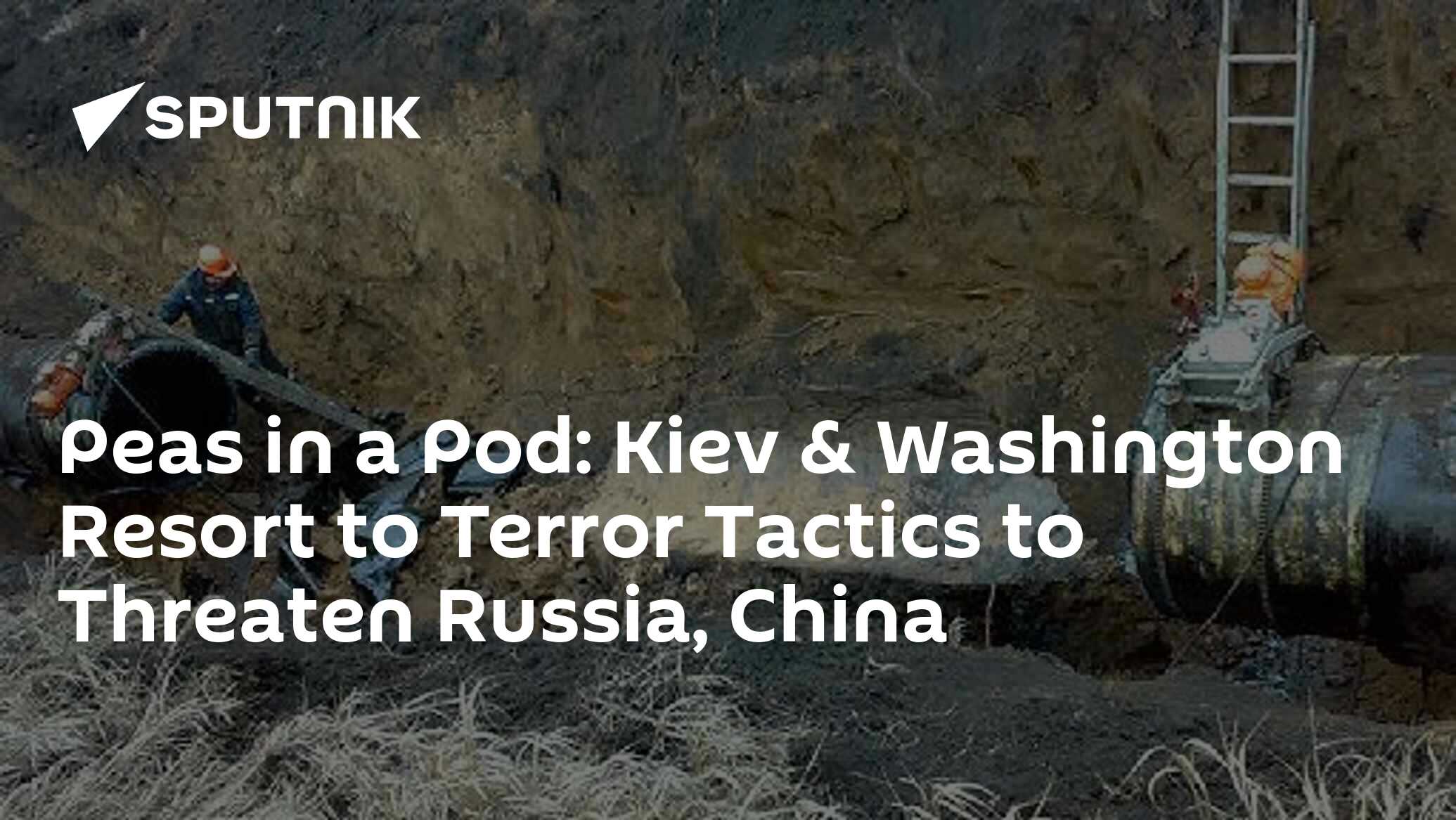 Peas in a Pod: Kiev, Washington Plot Destruction of Pipelines ...