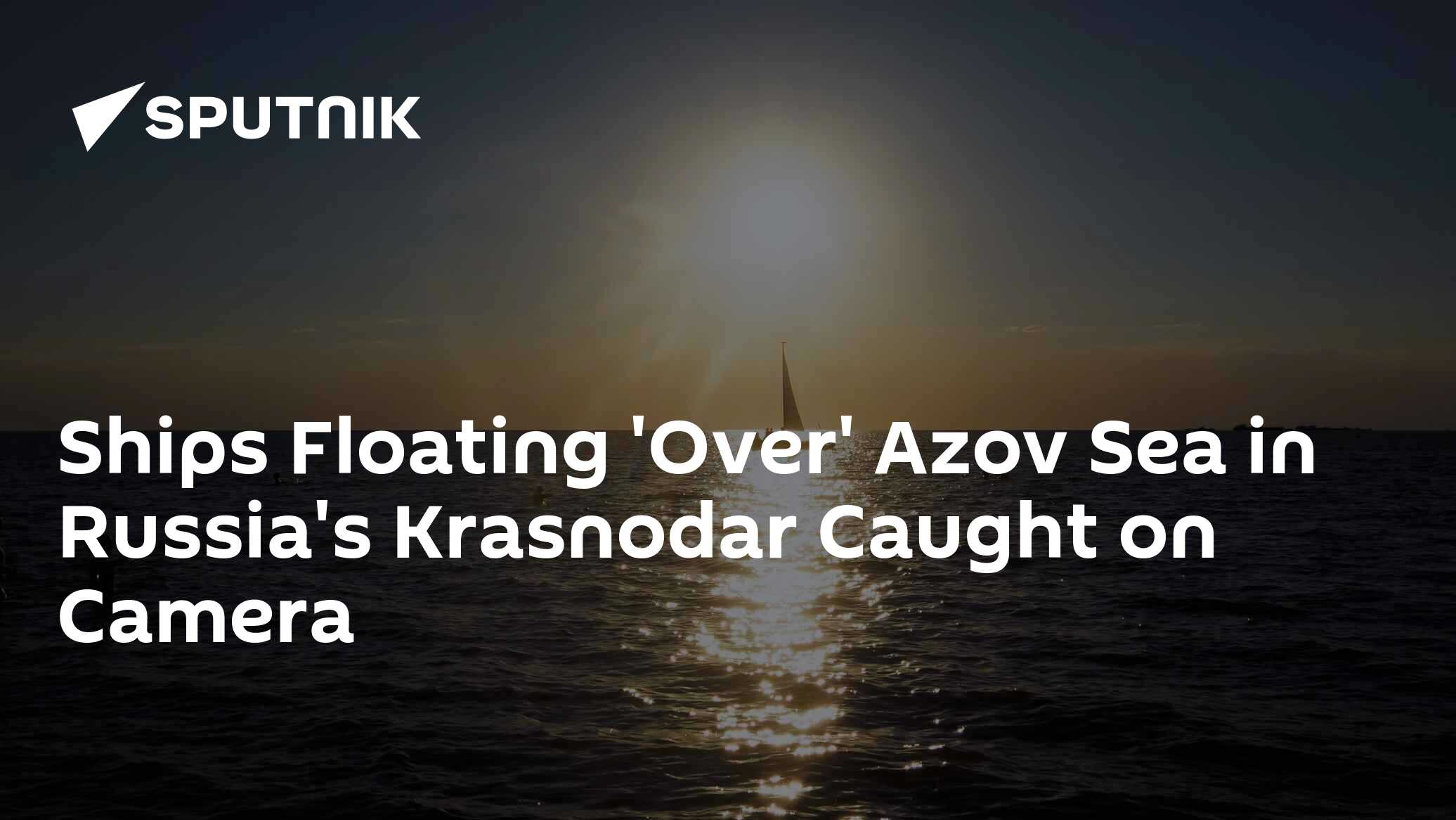 Watch Ships Floating over Azov Sea