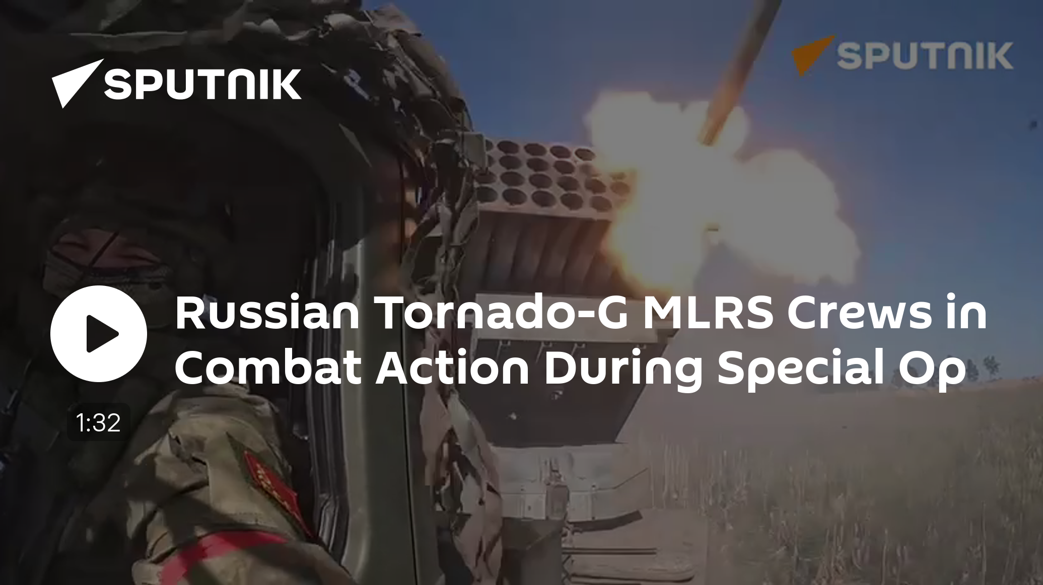 Russian Tornado-G MLRS Crews in Combat Action During Special Op