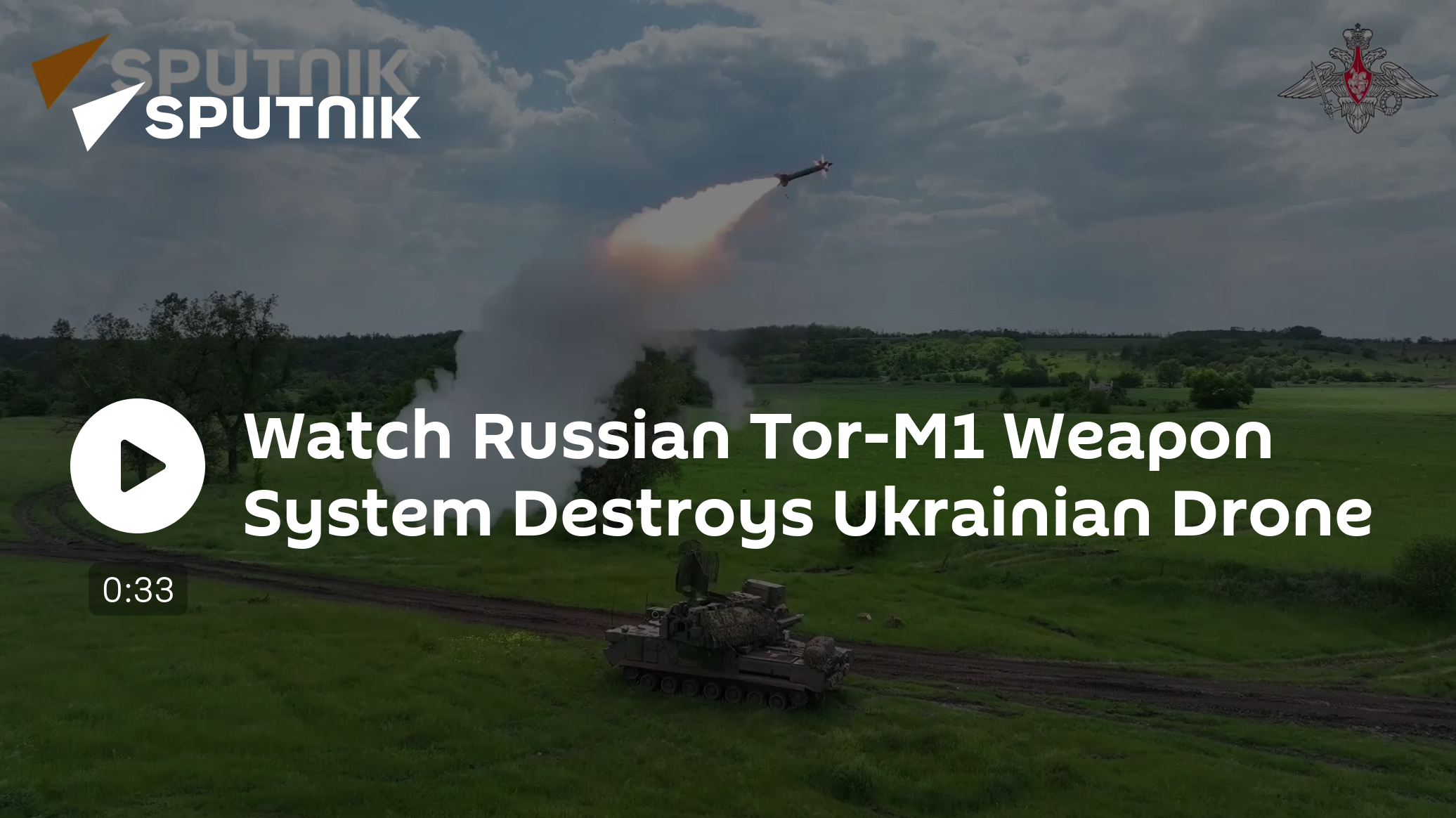 Watch Russian Tor-M1 Weapon System Destroy Ukrainian Drone