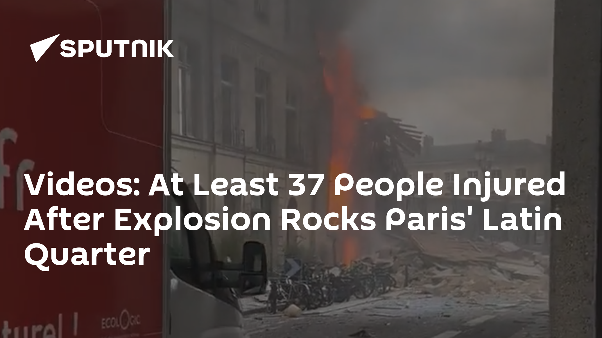 At Least 37 People Injured Following Explosion in Paris