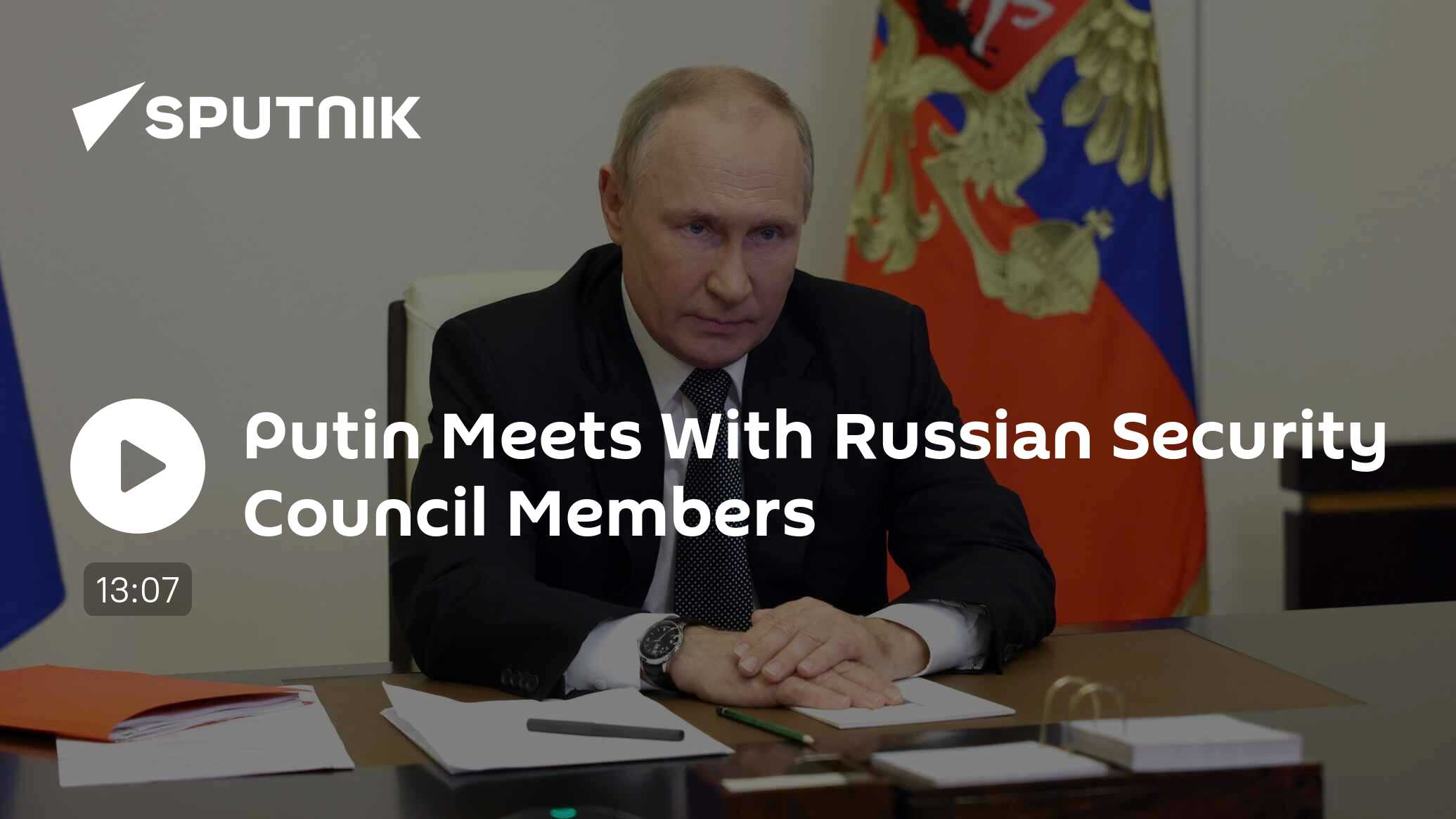 Putin Meets With Russian Security Council Members
