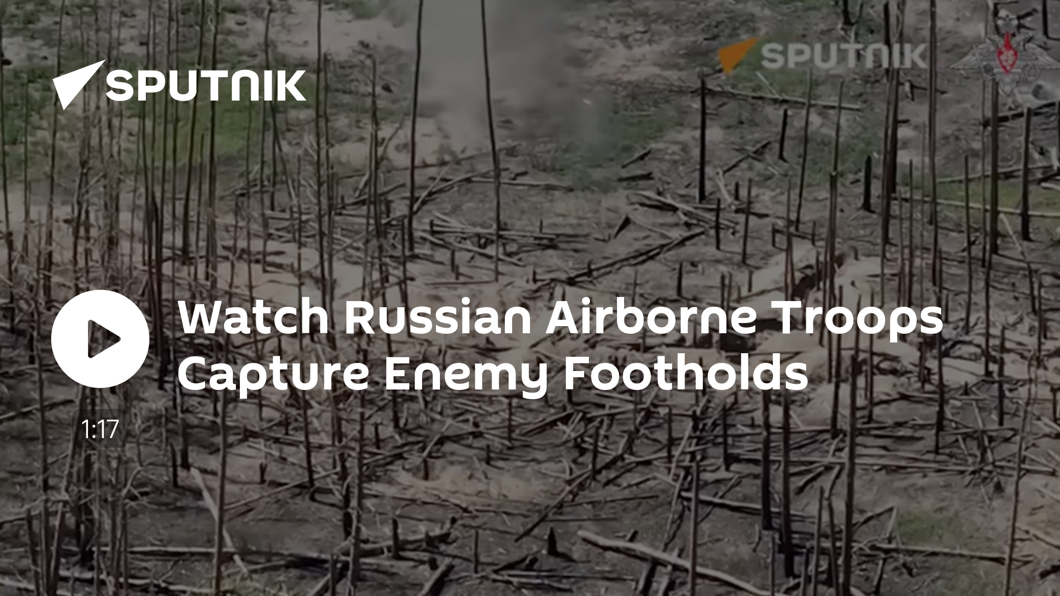 Watch Russian Airborne Troops Seizing Enemy Footholds