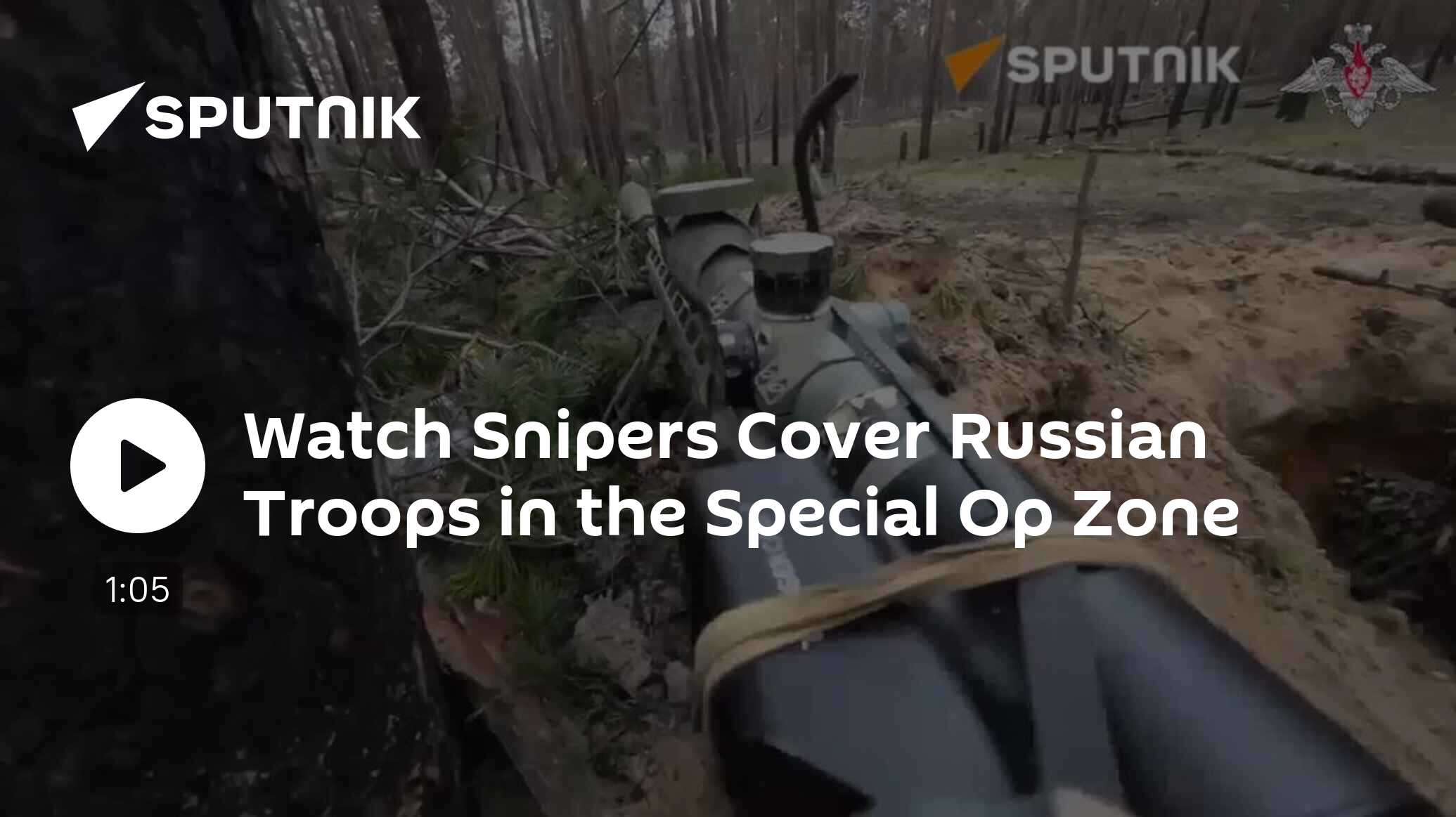 Watch Russian Marksman in Combat Action en Course of Special Op