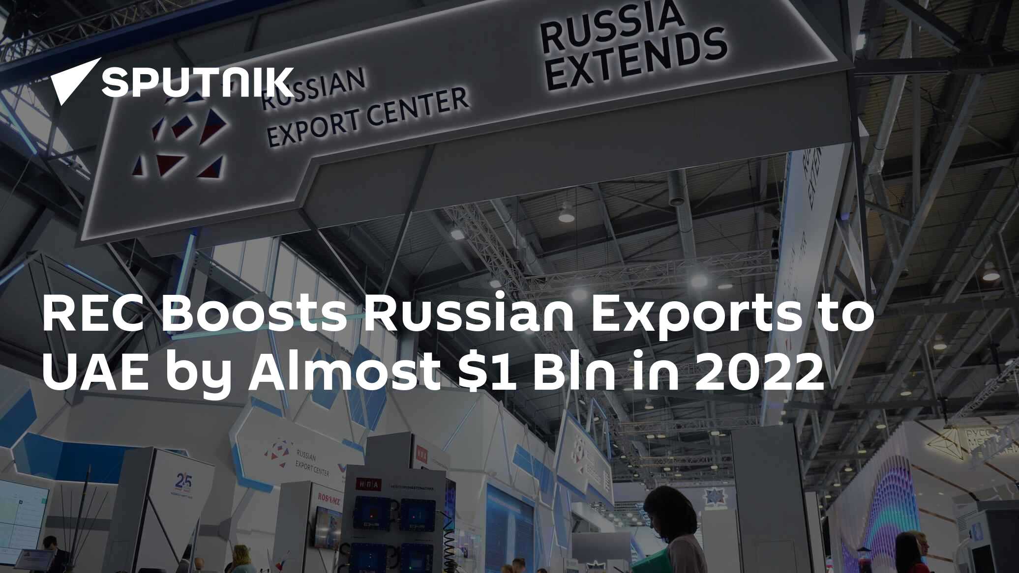 REC Boosts Russian Exports to UAE by Almost $1 Billion in 2022