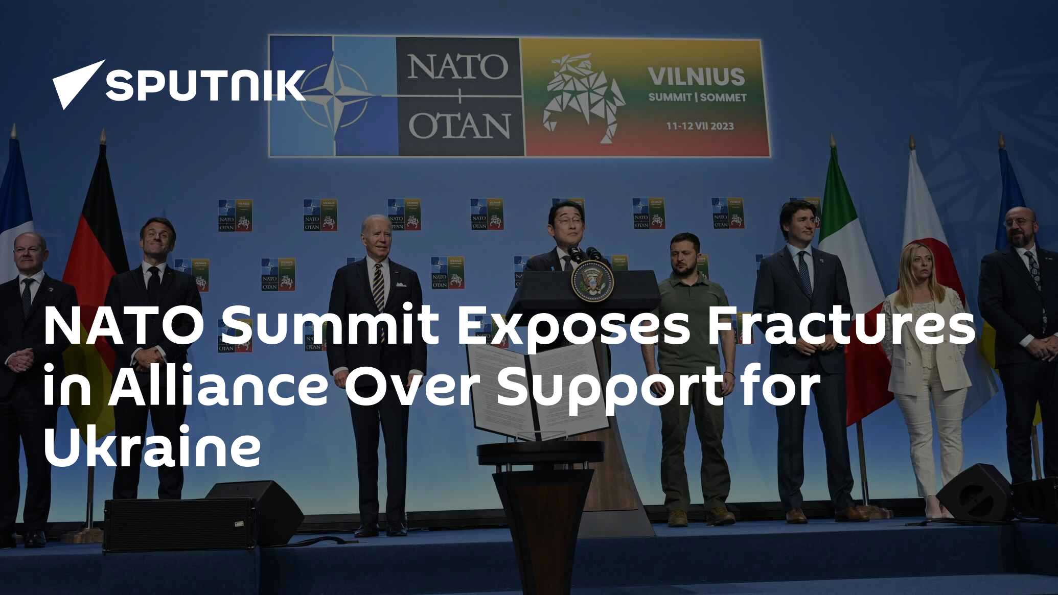 NATO Summit Exposes Fractures in Alliance Over Support for Ukraine