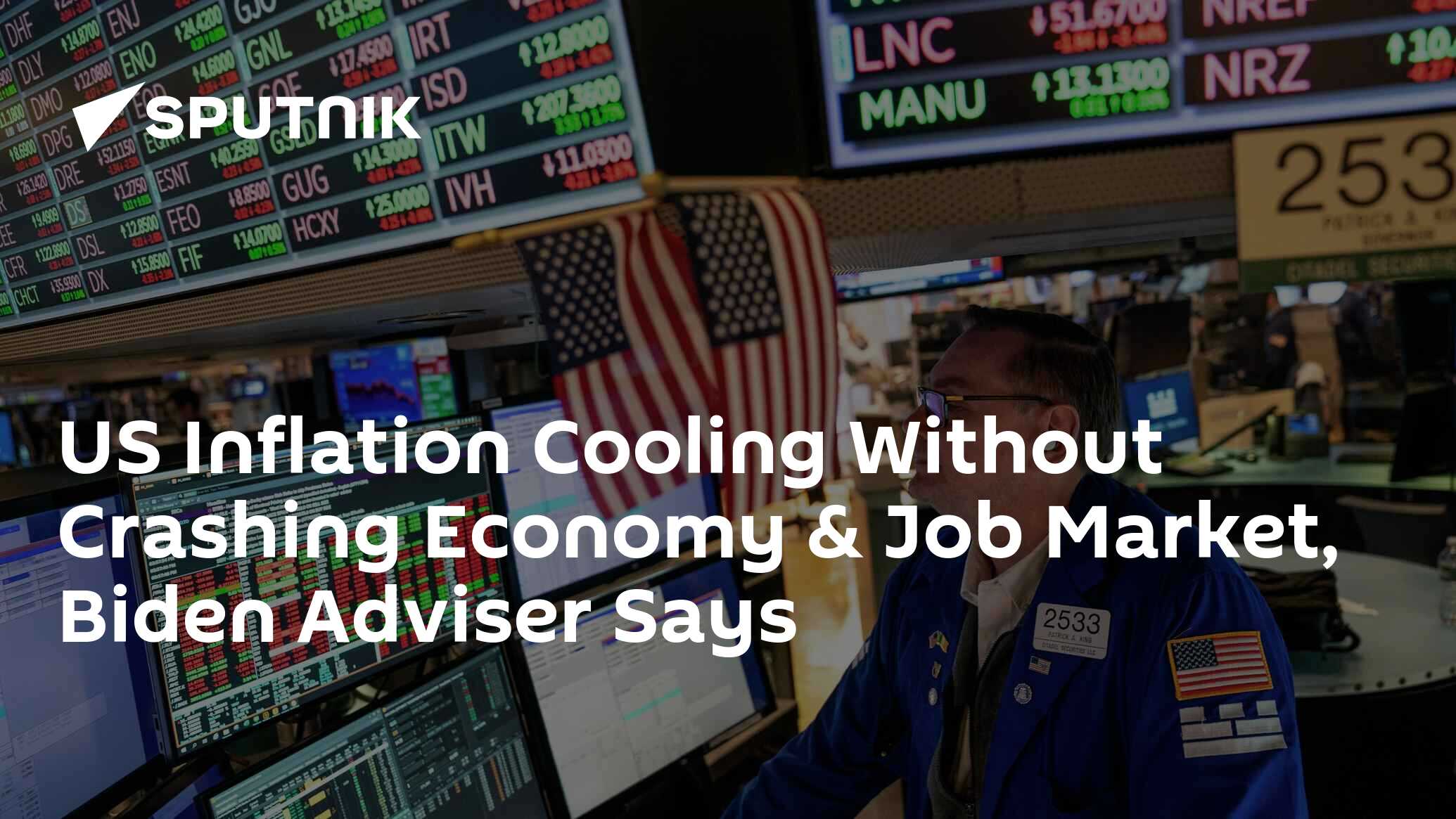 US Inflation Cooling Without Crashing Economy, Job Market - Biden Adviser