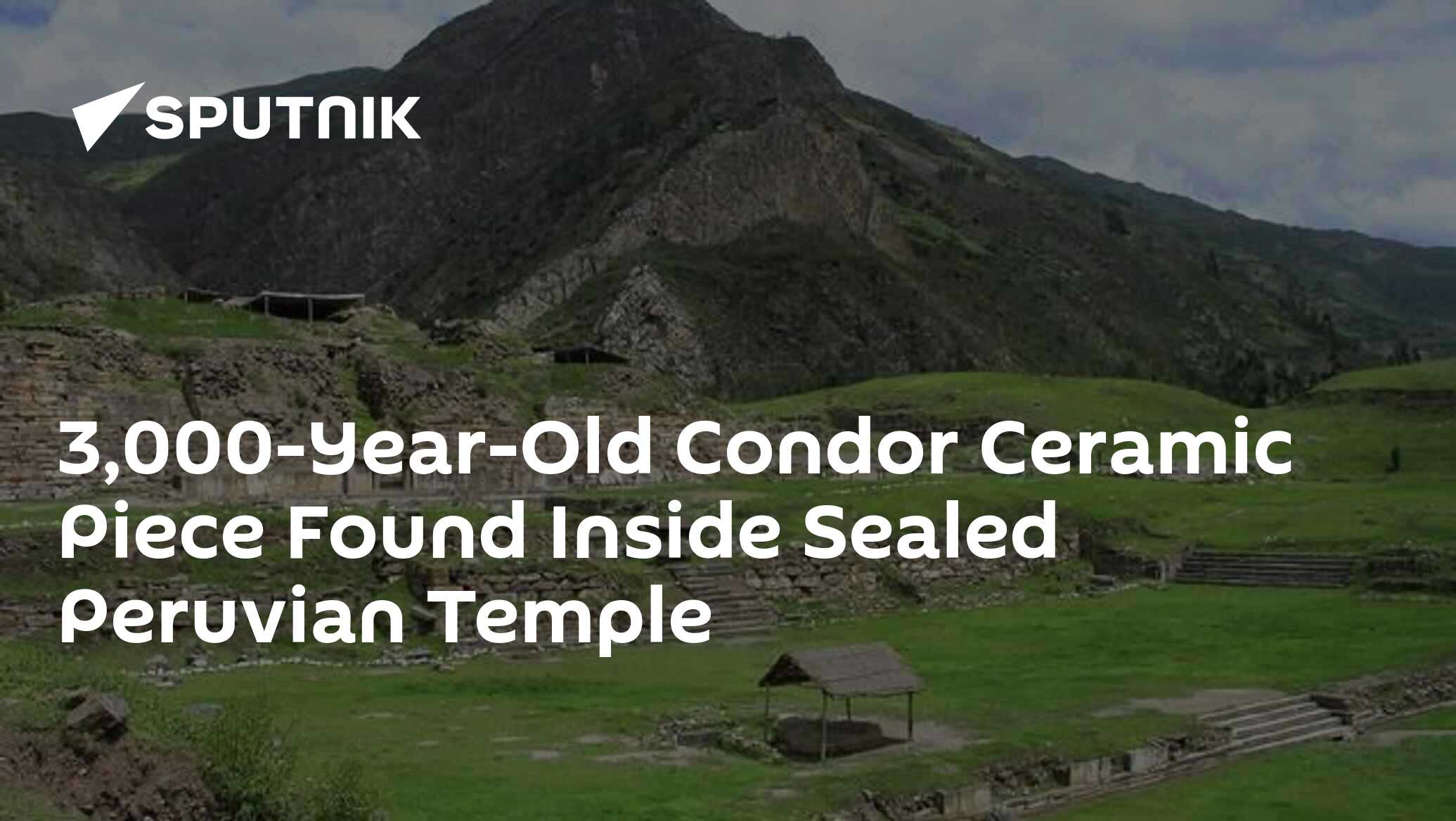 3,000-Years-Old Condor Ceramic Piece Found in Sealed Peruvian Temple