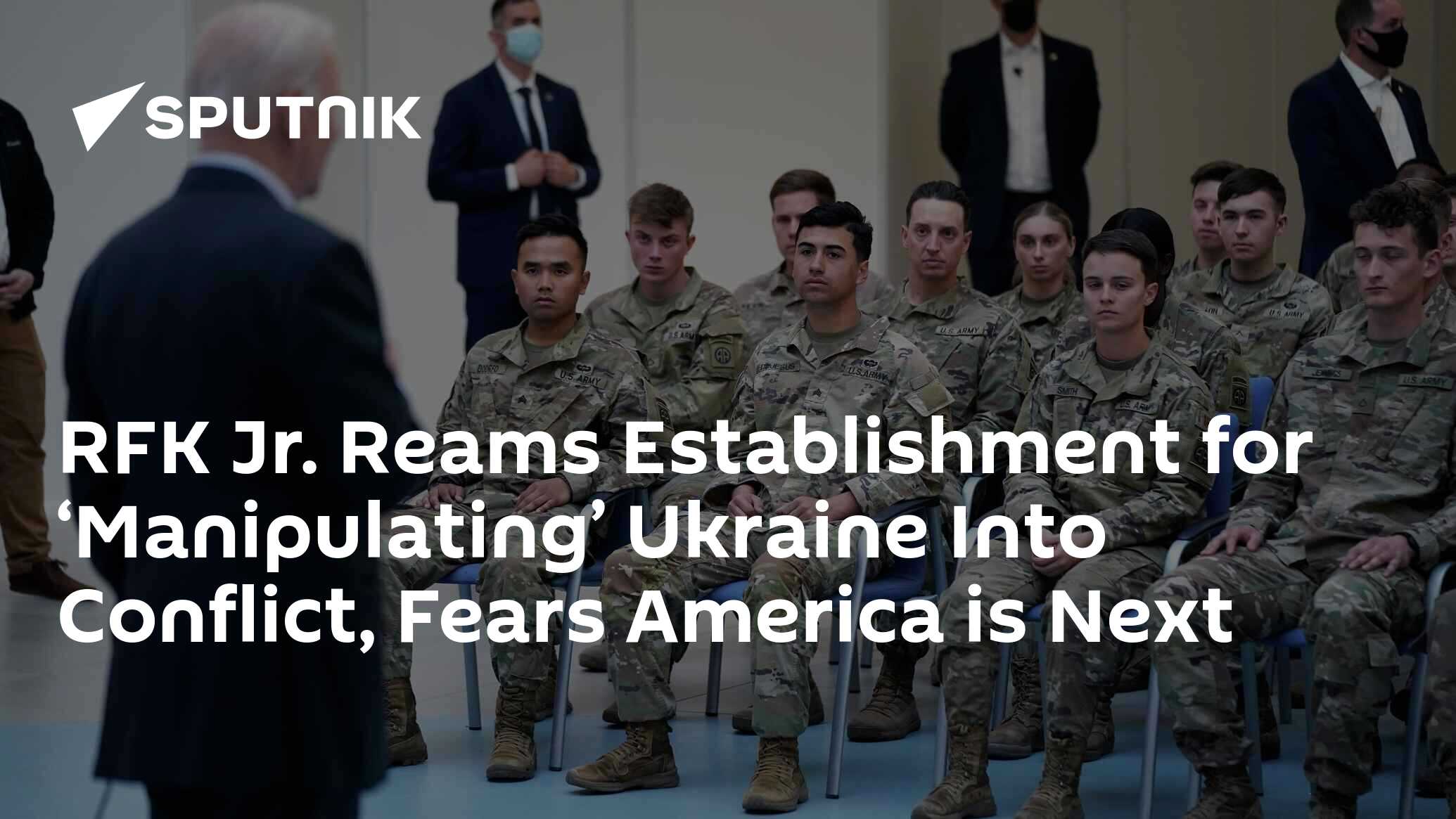 RFK Jr. Reams Establishment for ‘Manipulating’ Ukraine Into Conflict ...