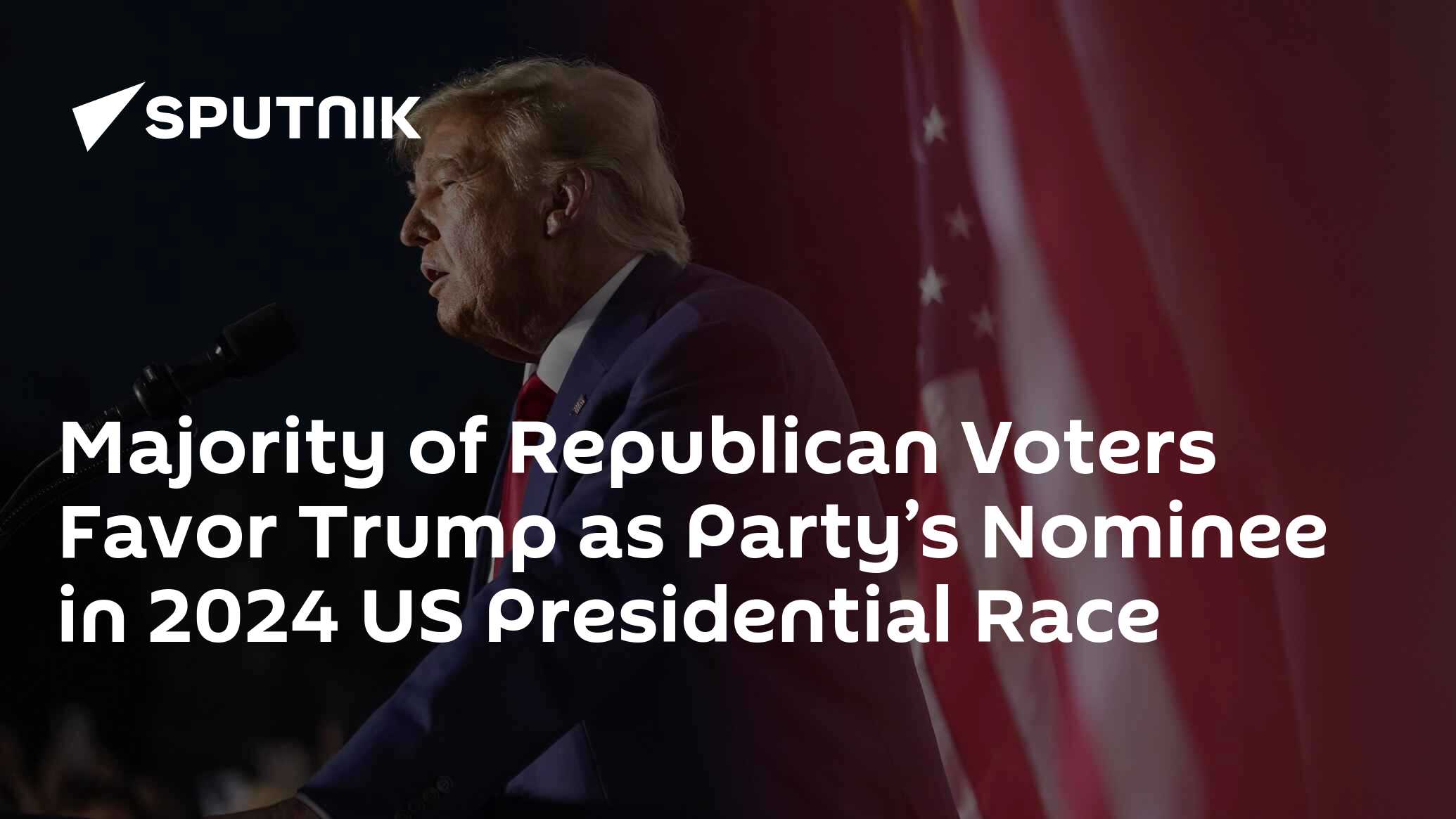 Majority of GOP Voters Favor Trump as Party Nominee in 2024 US ...