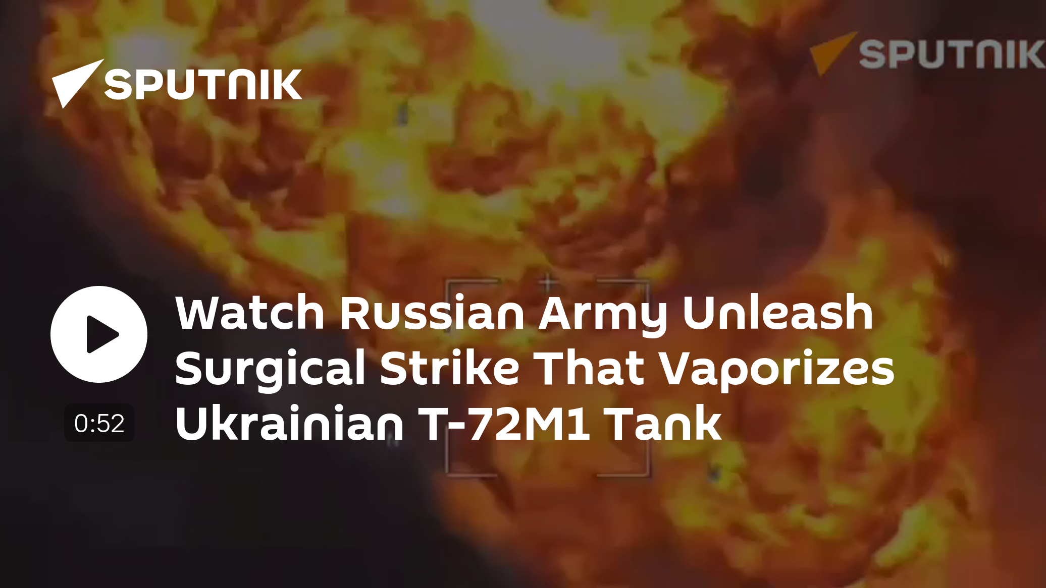 Watch Russian Troops Obliterate Ukrainian T-72M1 Tank With Precision ...