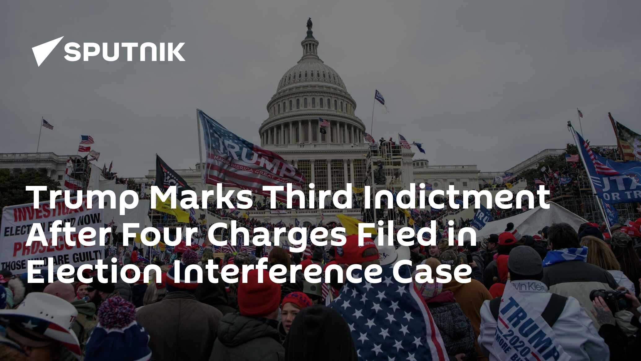 Trump Indicted on Four Criminal Charges in Election Interference Case