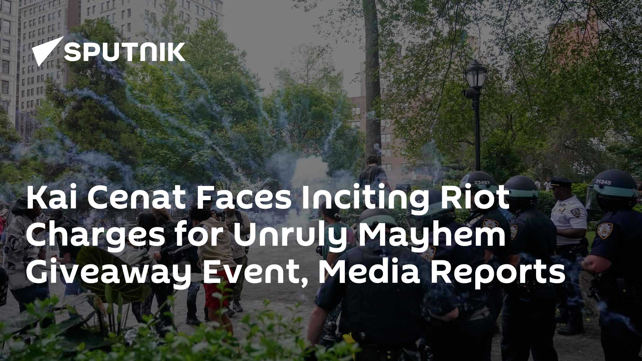 Kai Cenat Faces Inciting Riot Charges for Unruly Mayhem Giveaway Event