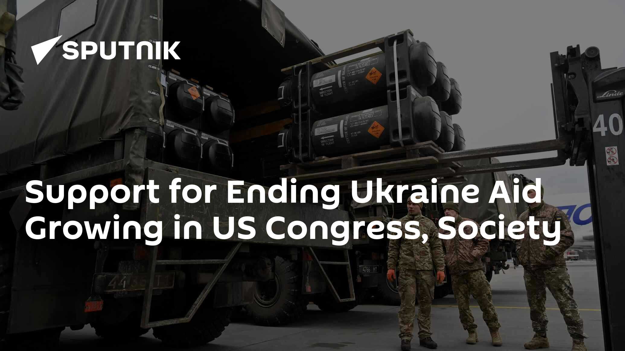 Support for Ending Ukraine Aid Growing in US Congress, Society - Senate ...