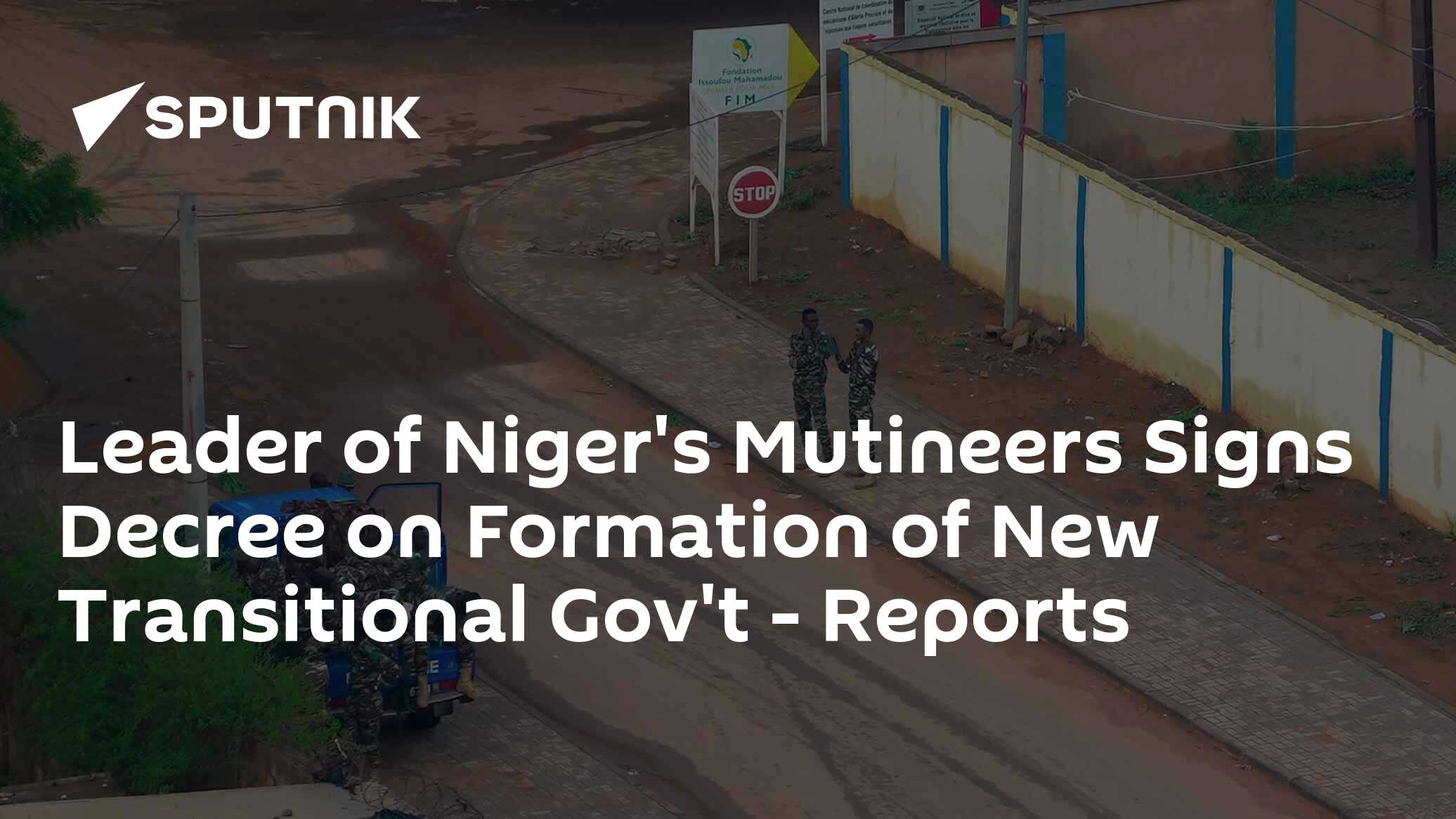 Leader of Niger's Mutineers Signs Decree on Formation of New ...