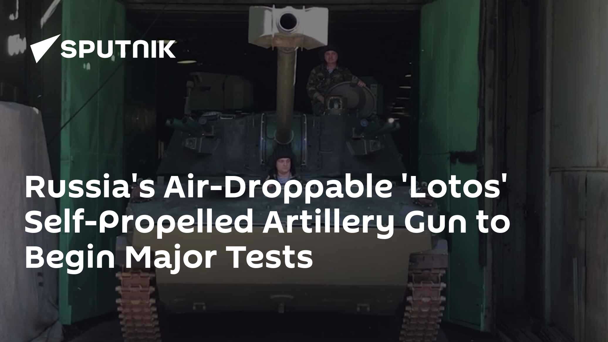 Russia's 'Lotos' Self-Propelled Artillery Gun