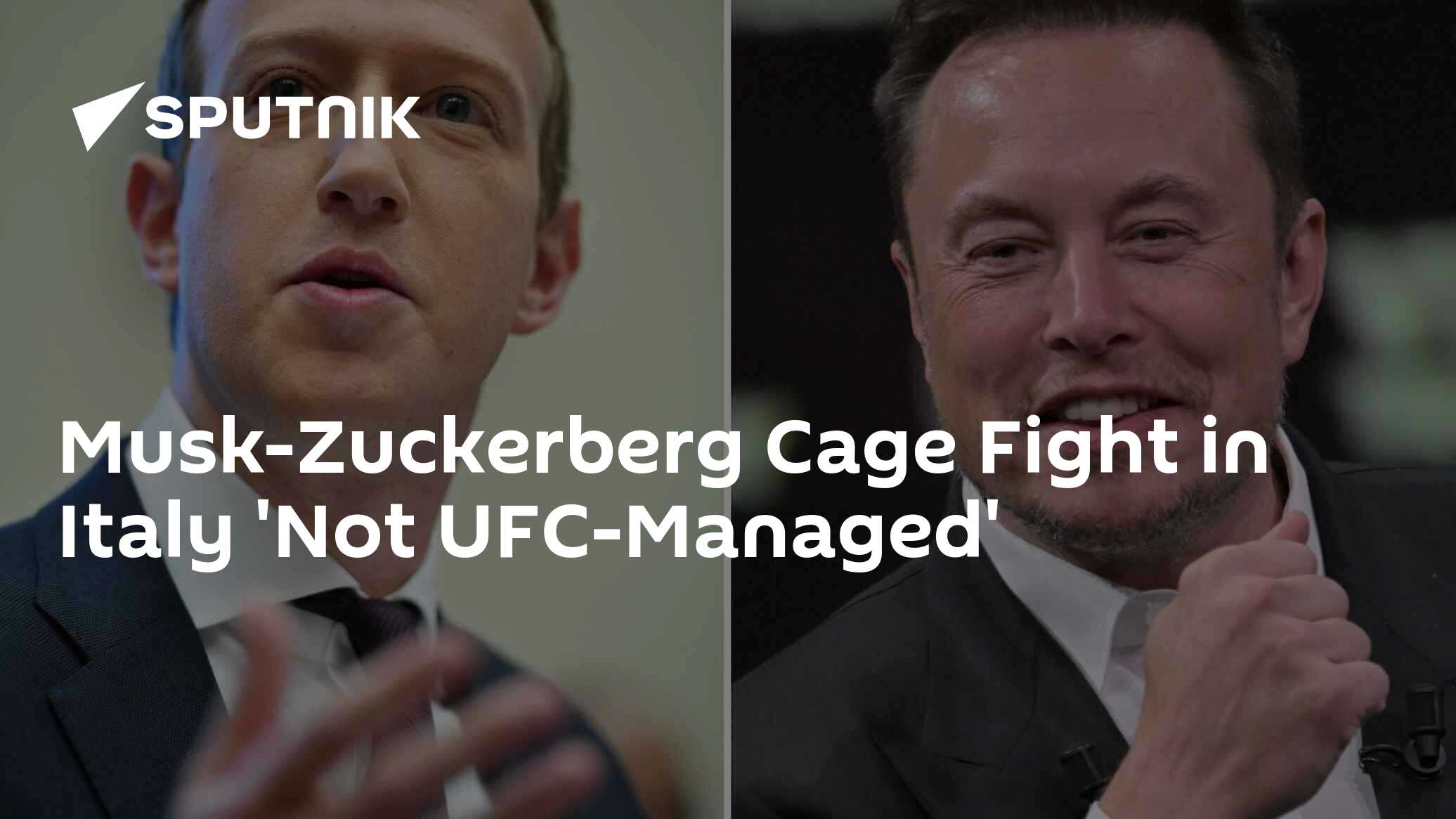 Musk Confirms Cage Fight With Zuckerberg in Italy, 'Not UFC-Managed'