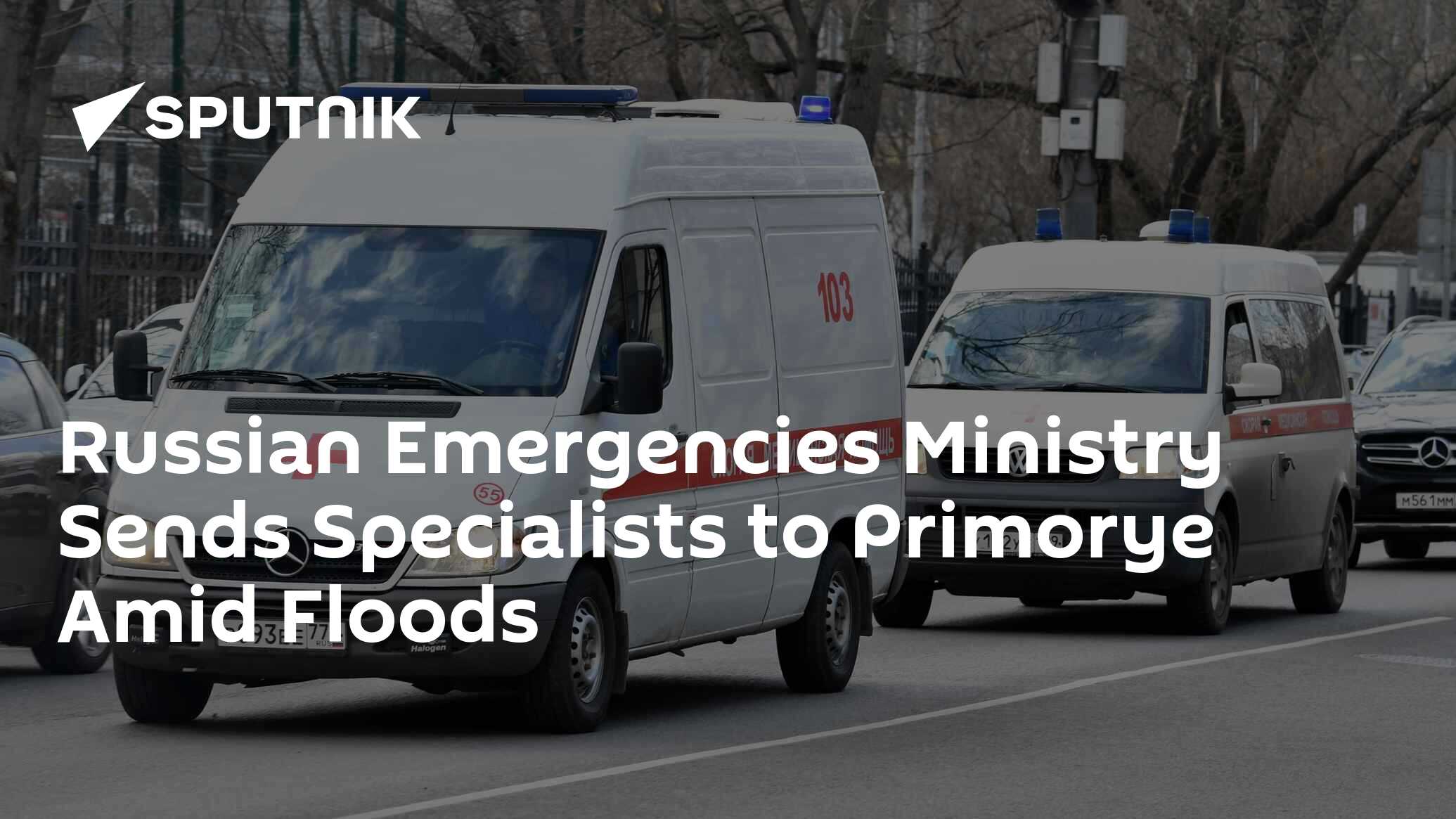 Russian Emergency Services Deployed To Combat Flood