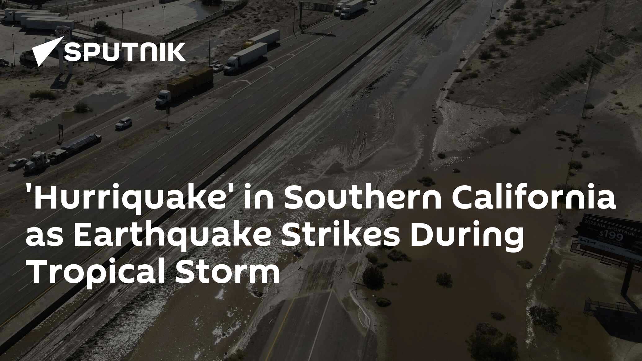 'Hurriquake' in Southern California as Earthquake Strikes During Tropical Storm